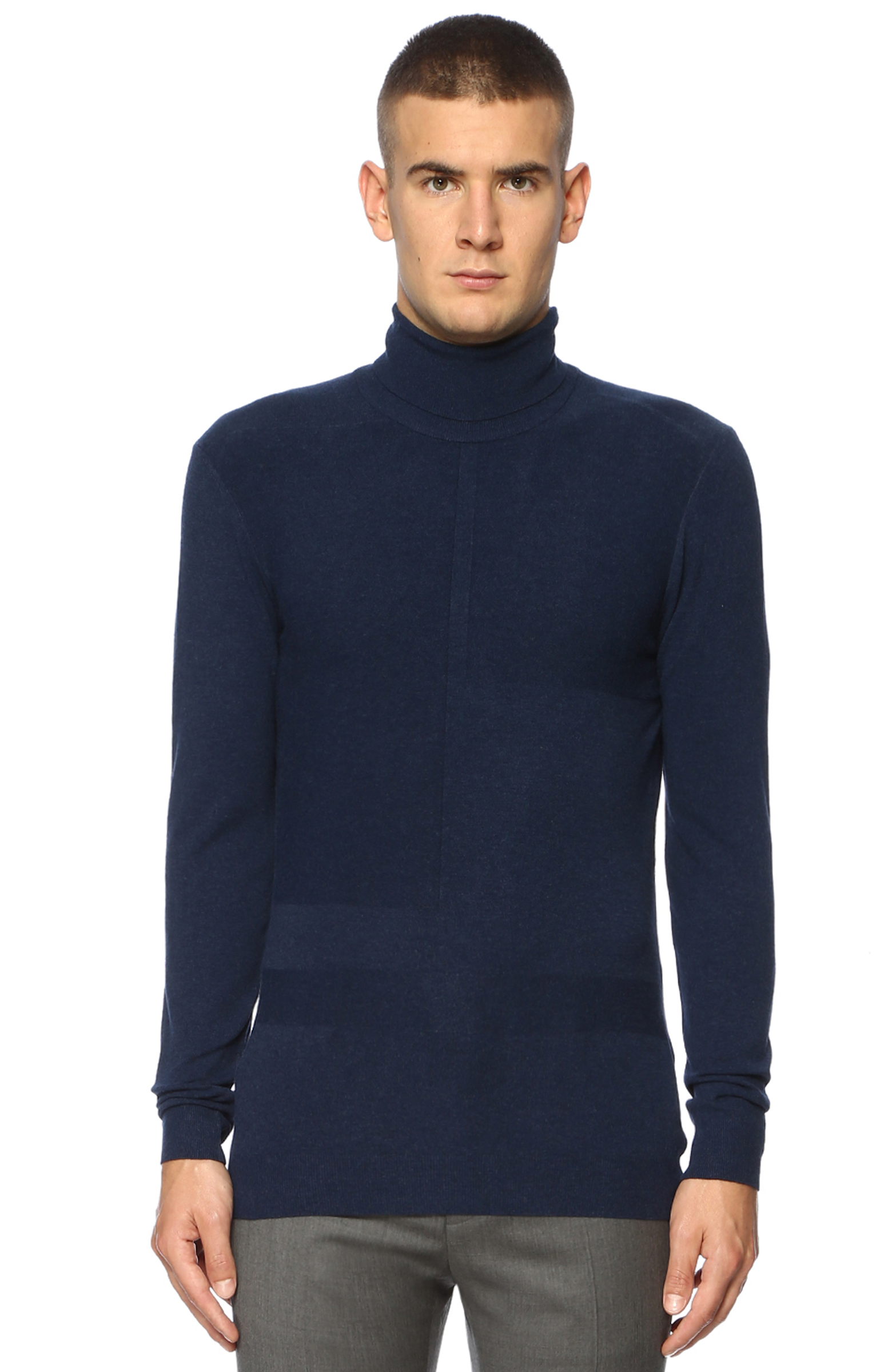 Balıkçı Yaka Lacivert Kazak Balıkçı Yaka Lacivert Kazak