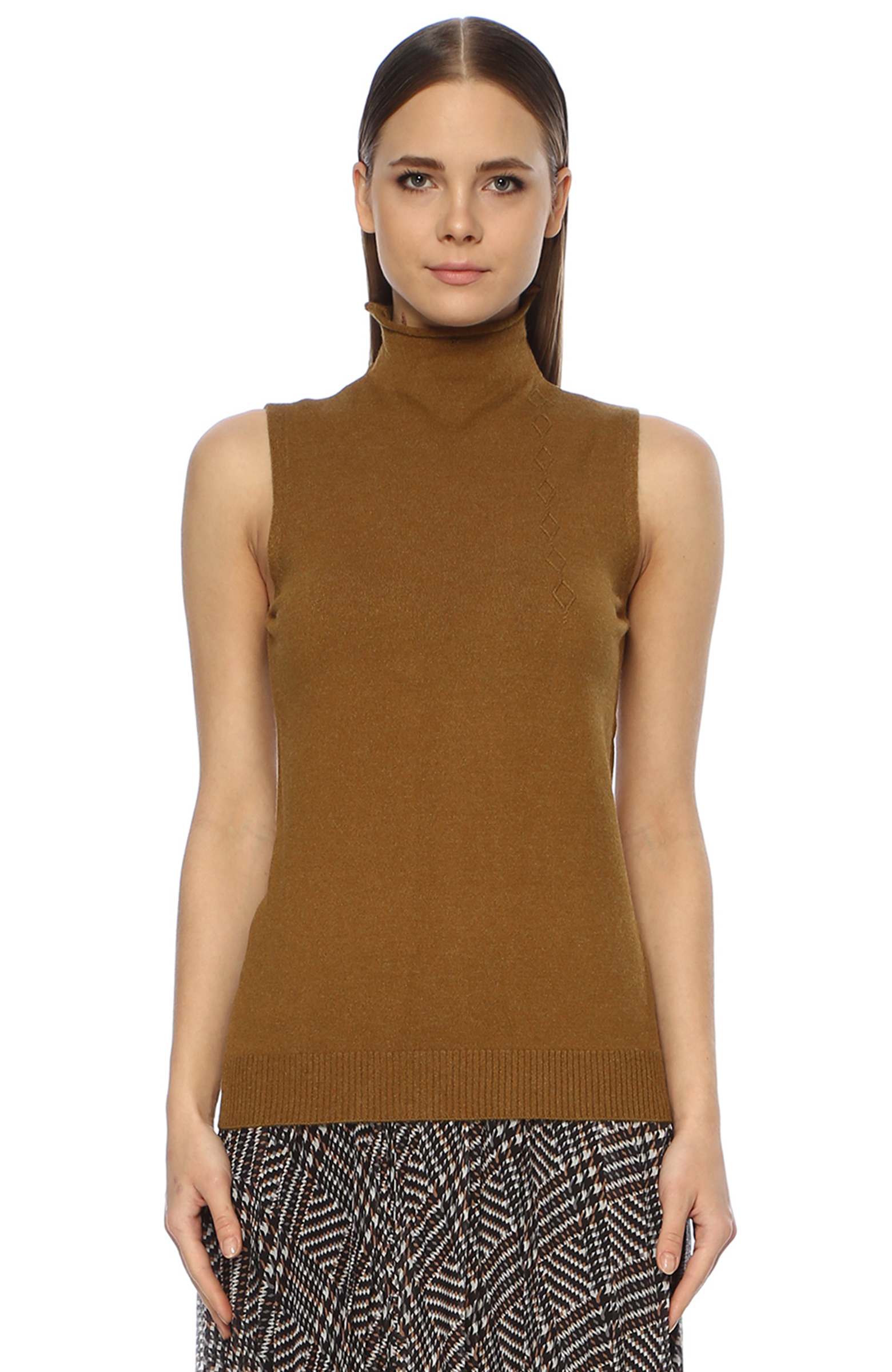 Balıkçı Yaka Camel Triko Balıkçı Yaka Camel Triko