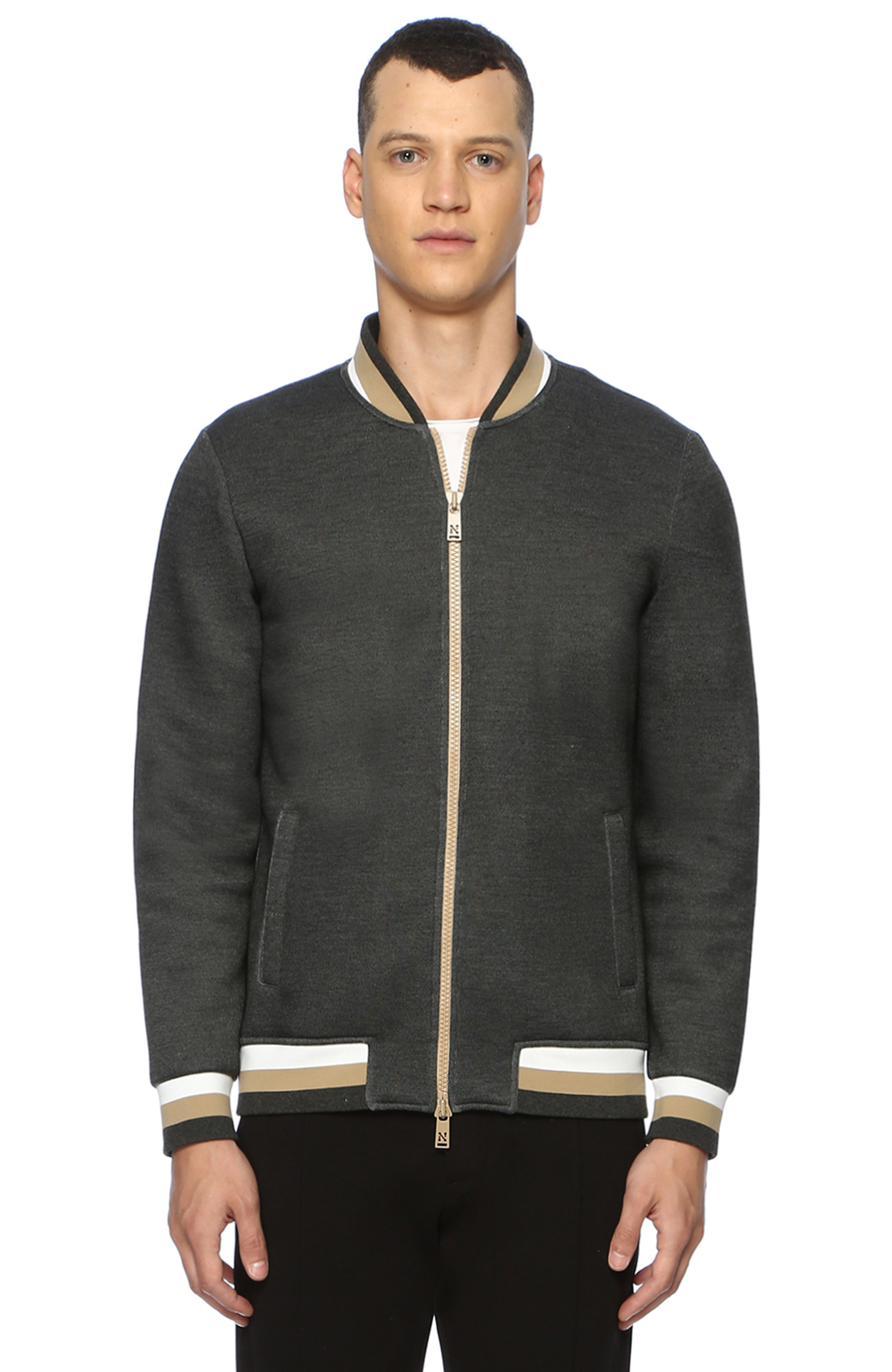 Slim Fit Antrasit Sweatshirt Slim Fit Antrasit Sweatshirt