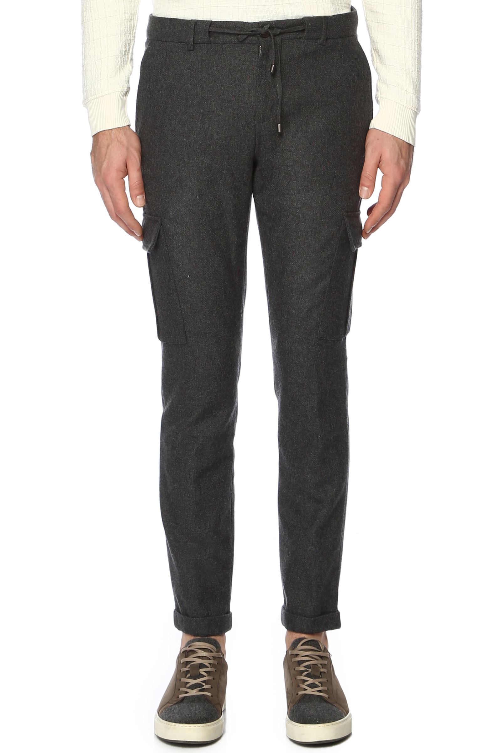 Slim Fit Antrasit Pantolon