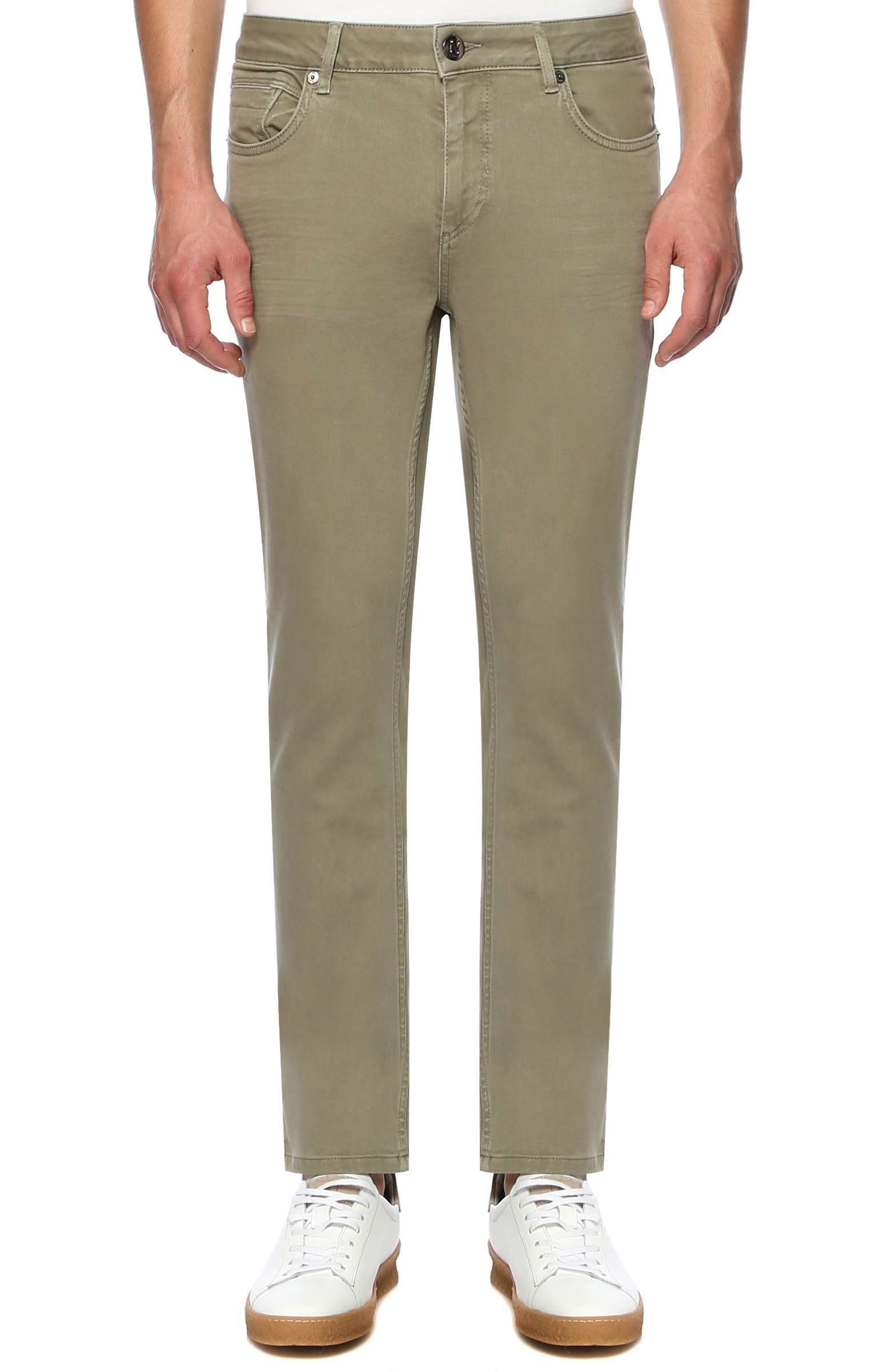 Açık Yeşil Skinny Casual Pantolon Açık Yeşil Skinny Casual Pantolon