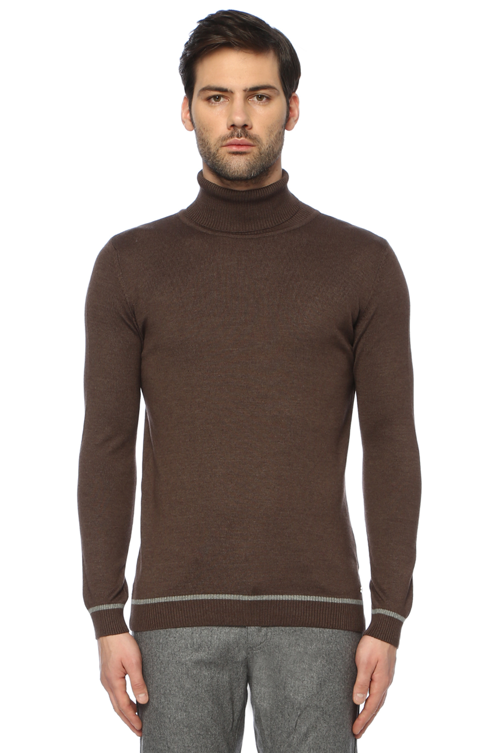 Balıkçı Yaka Vizon Triko