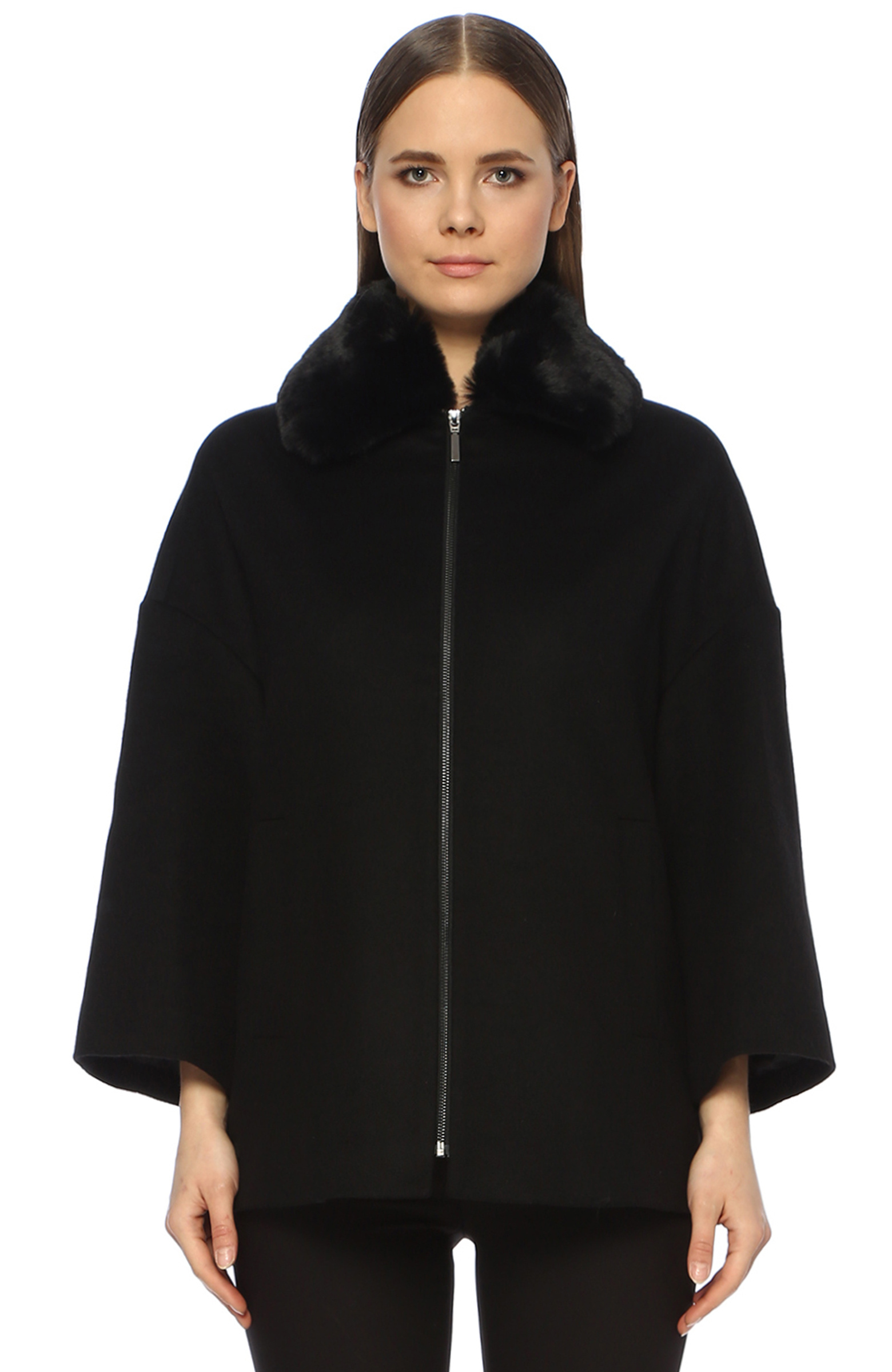 Regular Fit Siyah Kaban