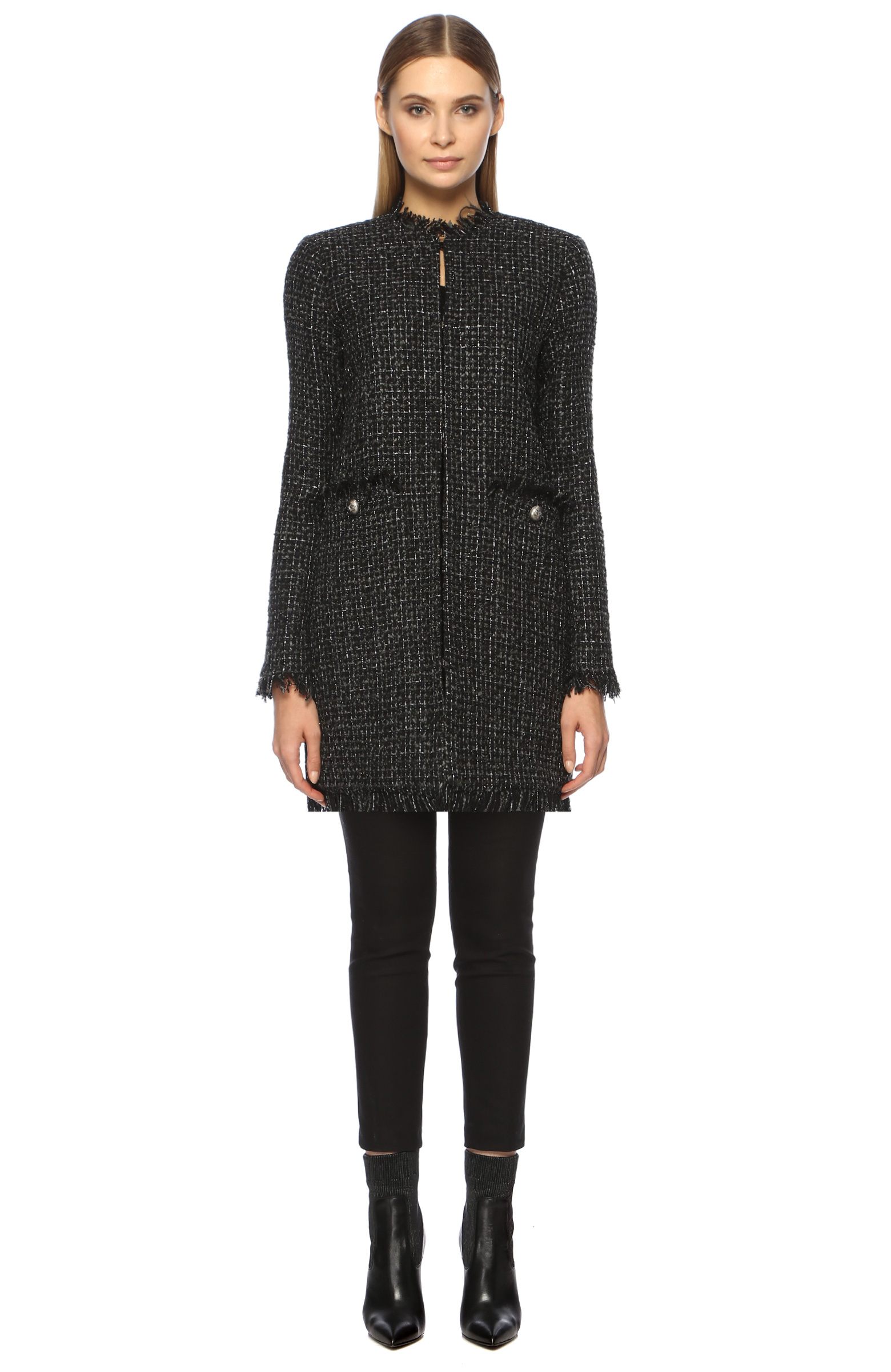 Regular Fit Siyah Kaban