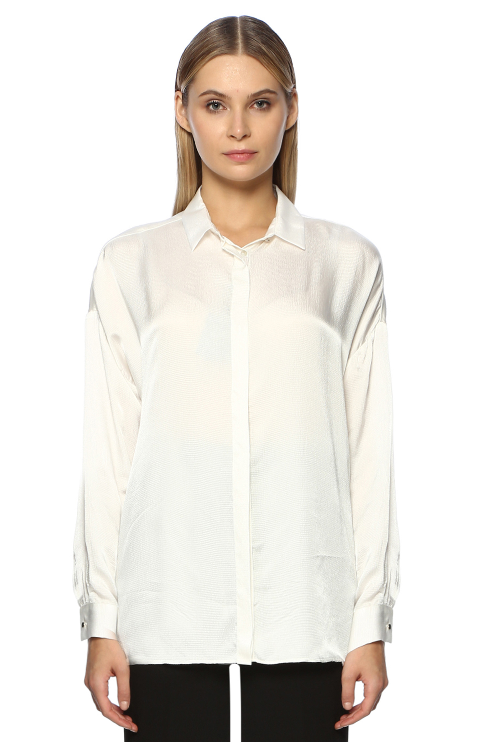 Regular Fit Ekru Gömlek Regular Fit Ekru Gömlek