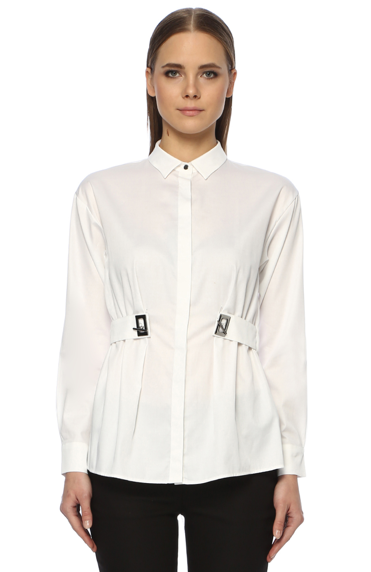 Slim Fit Beyaz Gömlek