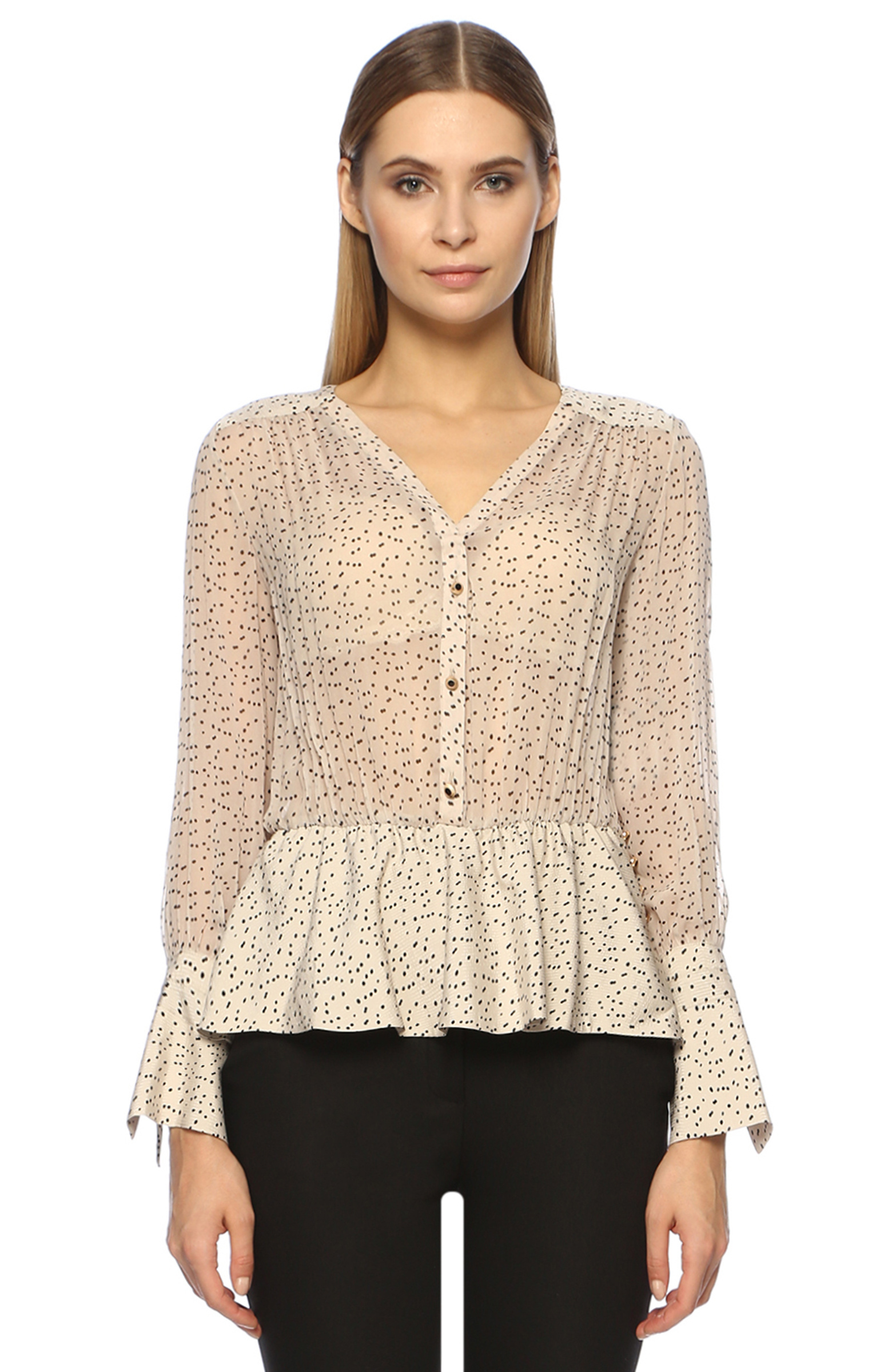 Puantiye Vizon Gömlek