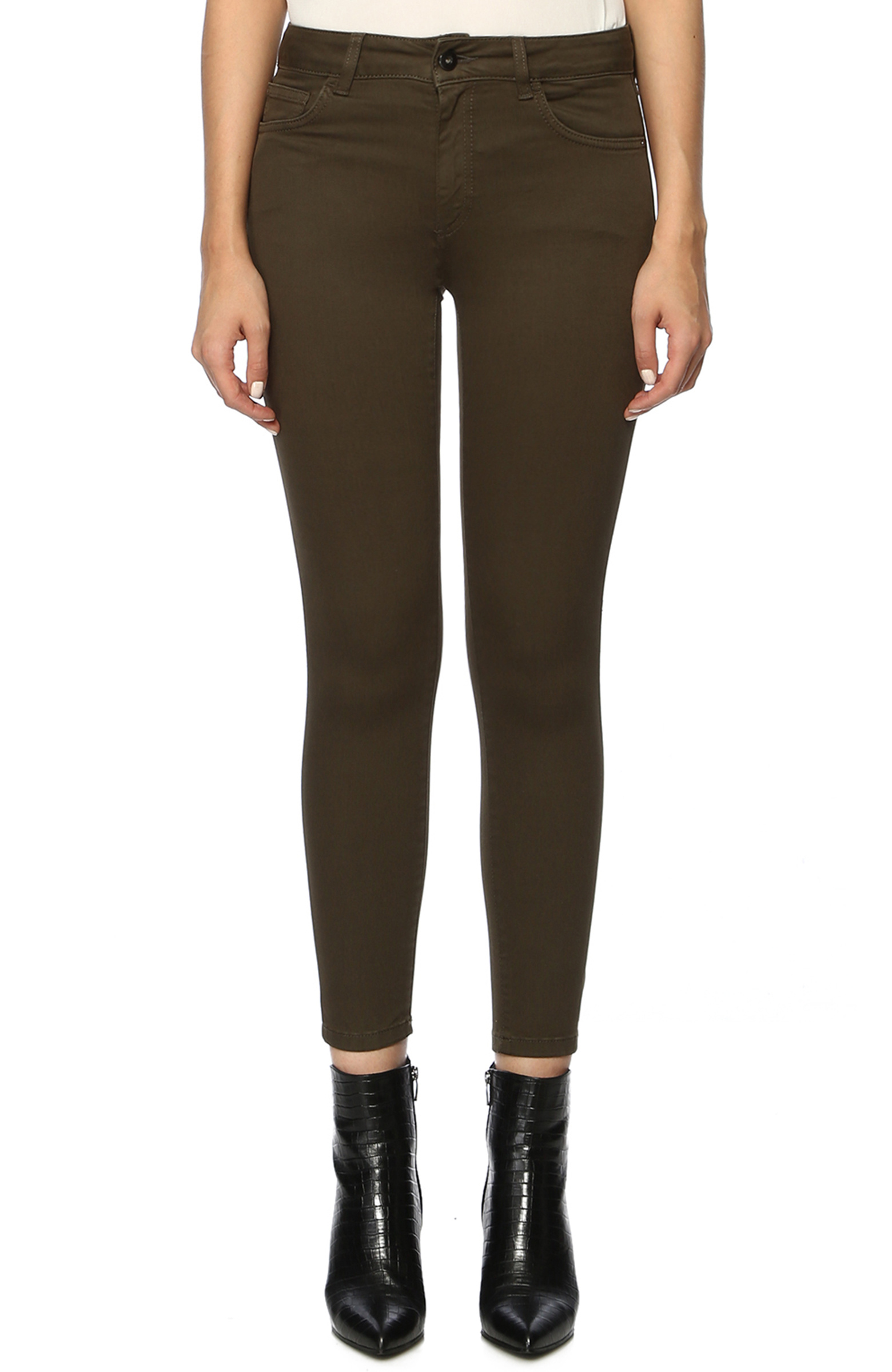 Dar Paça Haki Casual Pantolon