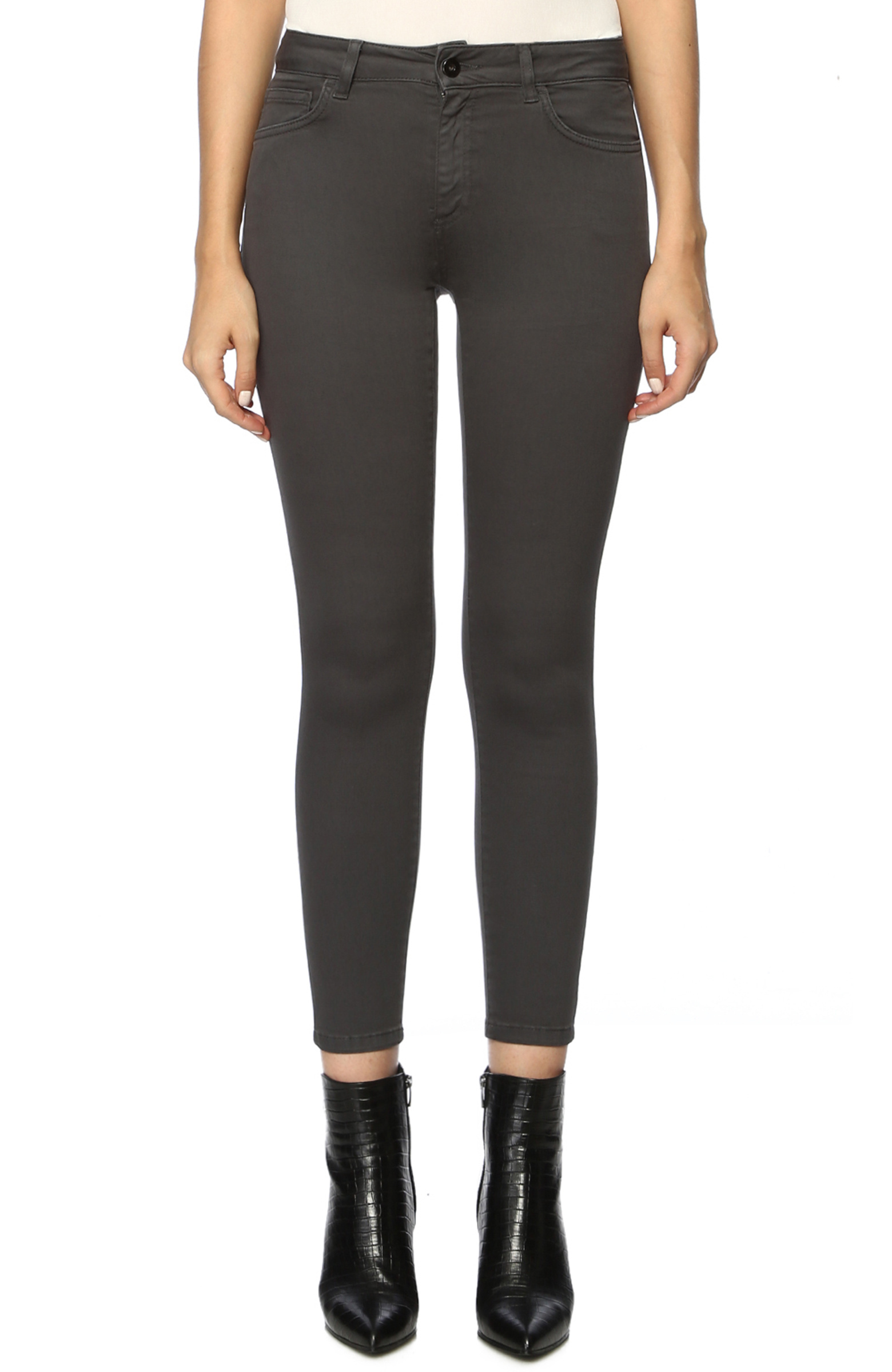 Dar Paça Antrasit Casual Pantolon