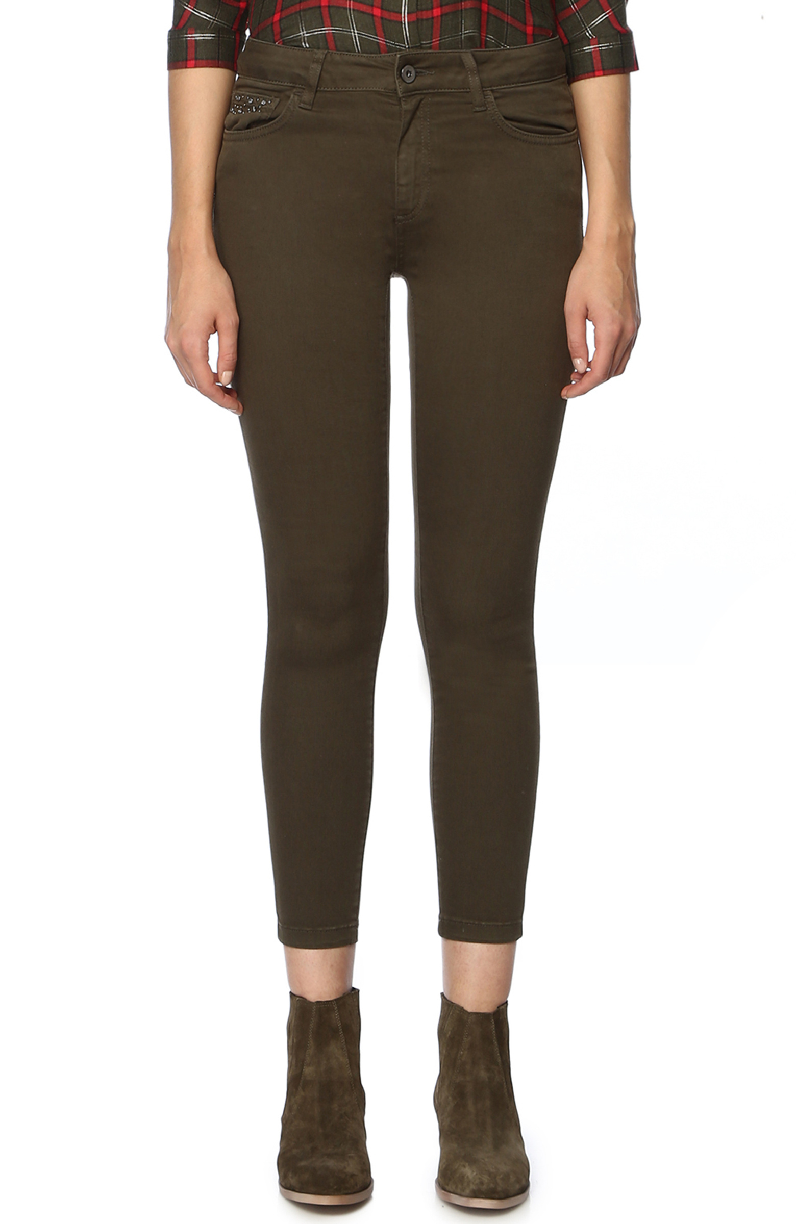 Dar Paça Haki Casual Pantolon