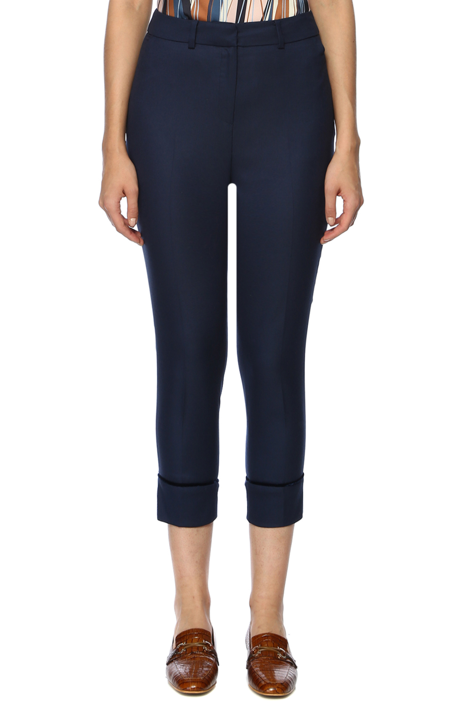 Slim Fit Lacivert Pantolon