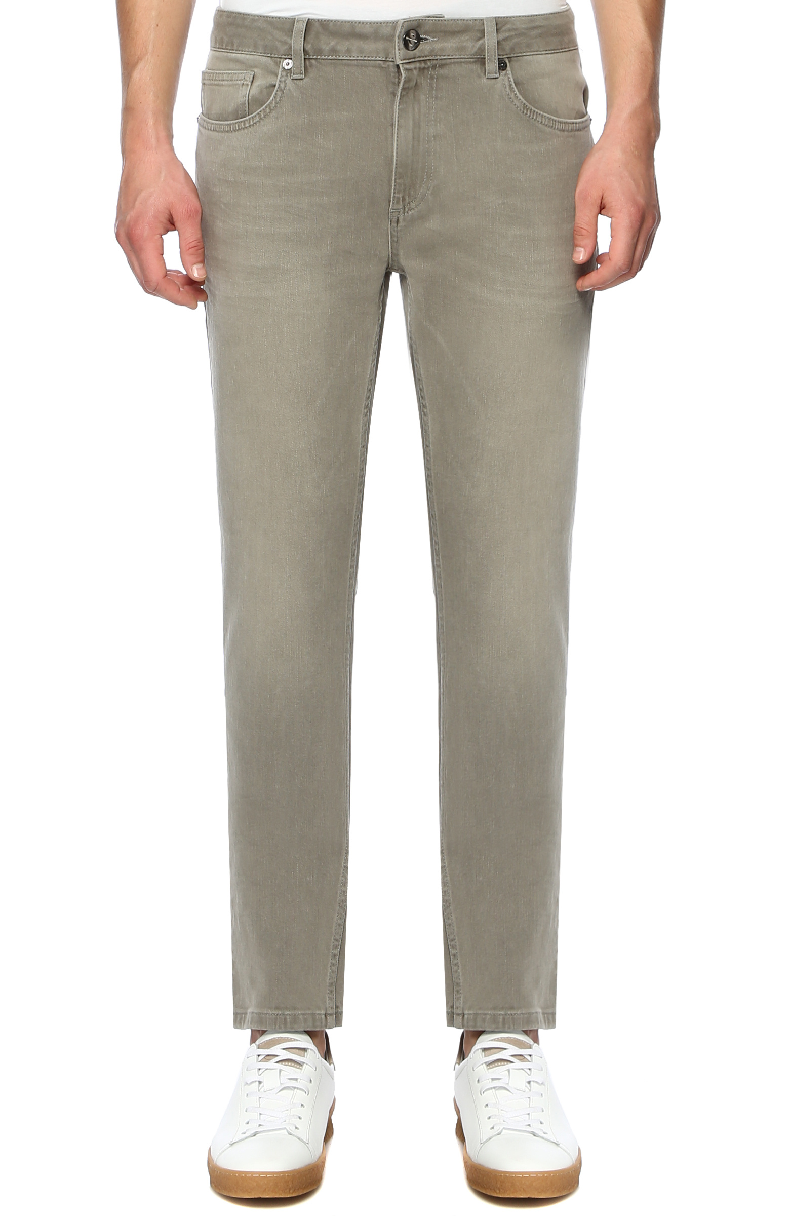 Bej Skinny Denim Pantolon