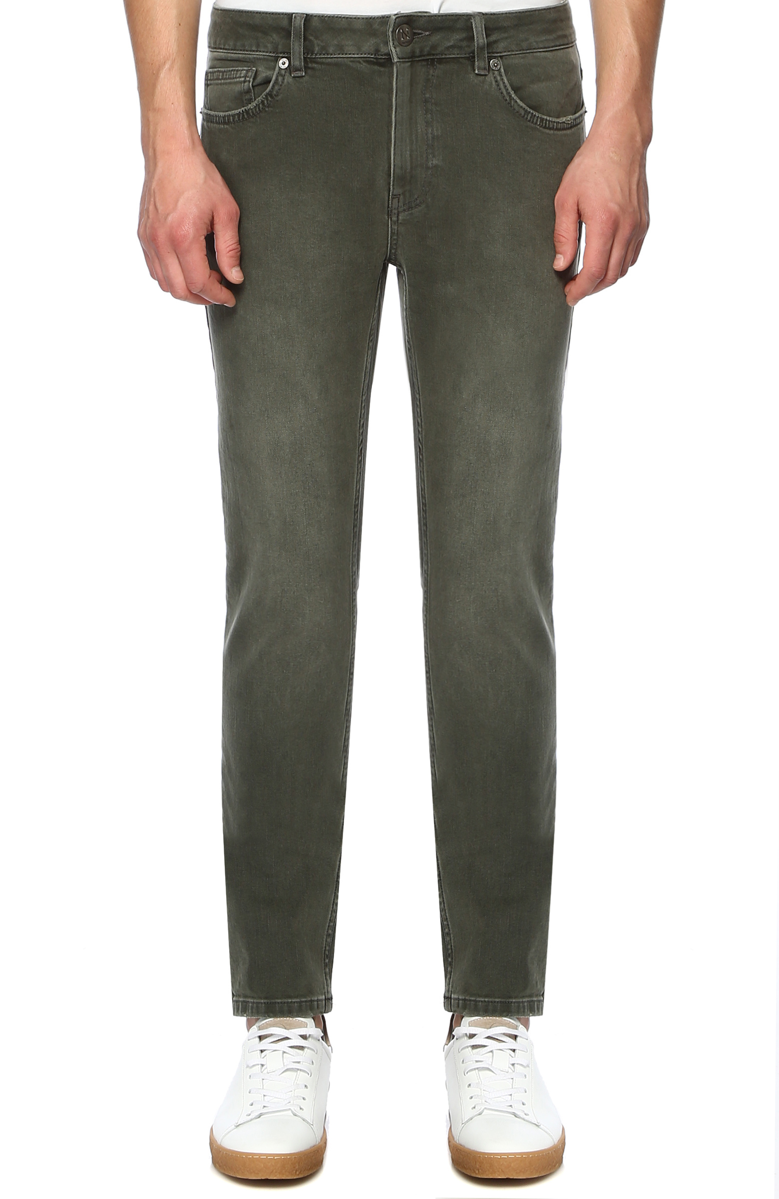 Haki Skinny Denim Pantolon Haki Skinny Denim Pantolon