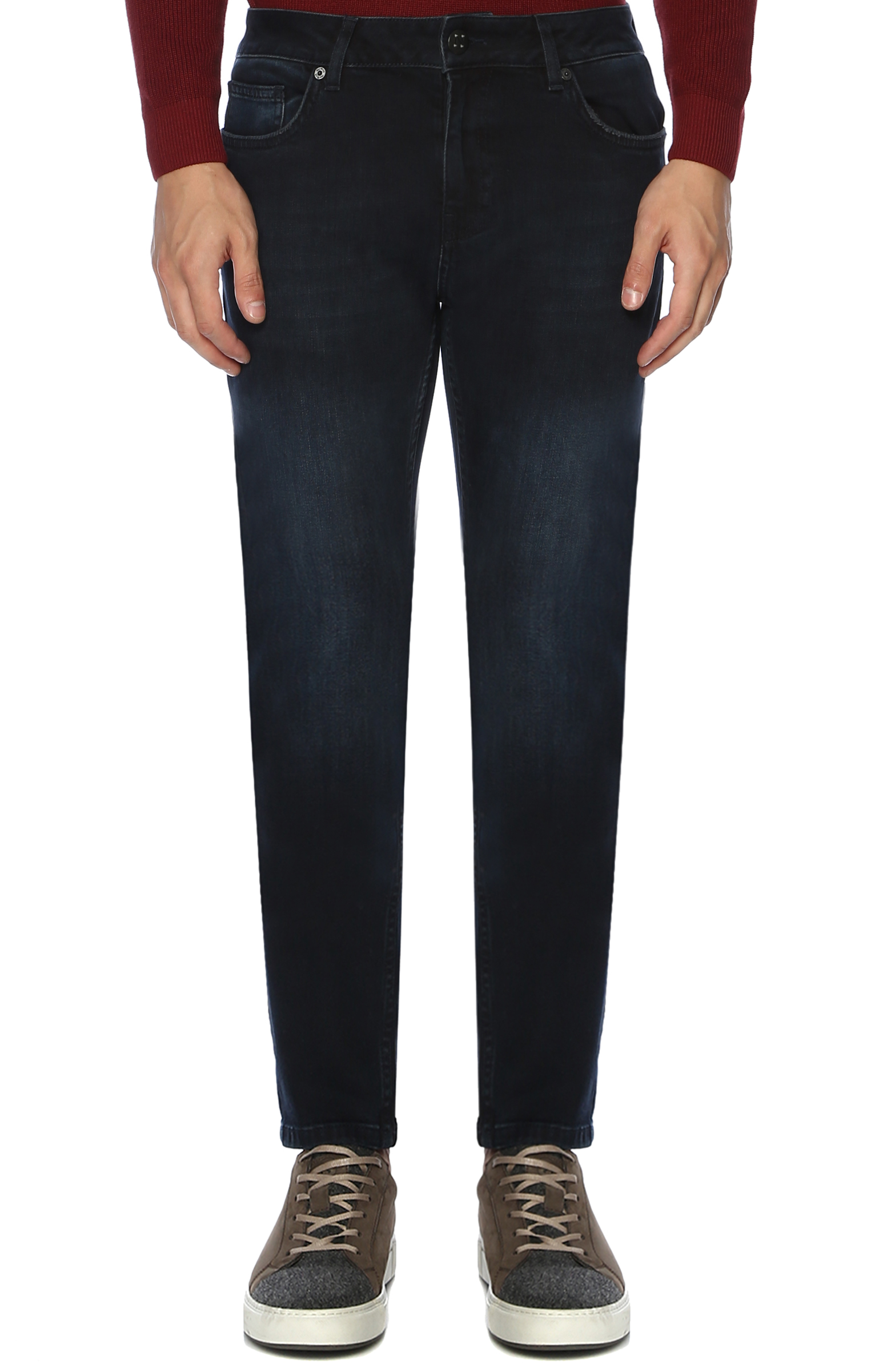 Koyu Lacivert Skinny Denim Pantolon Koyu Lacivert Skinny Denim Pantolon