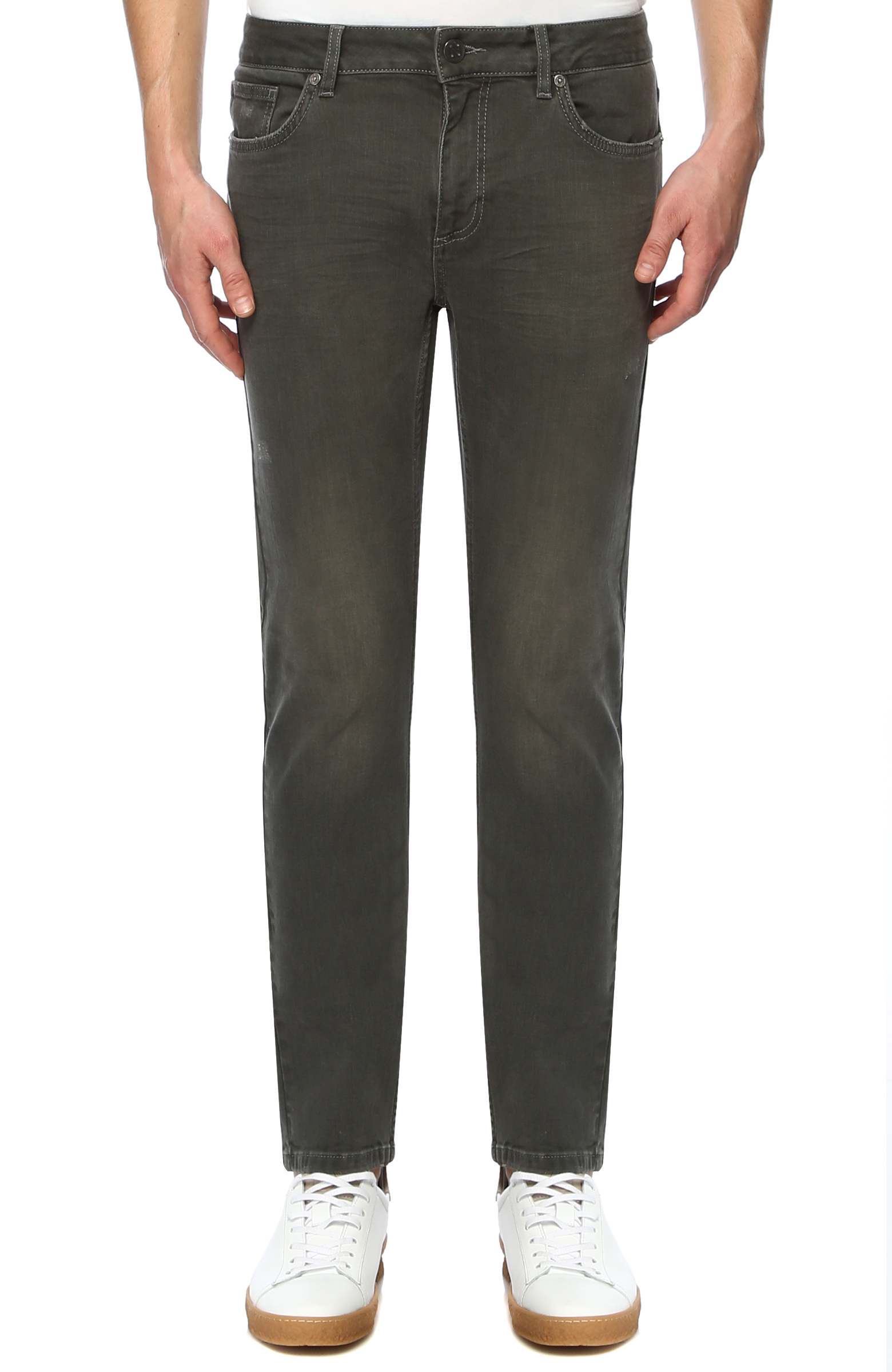 Haki Skinny Denim Pantolon Haki Skinny Denim Pantolon