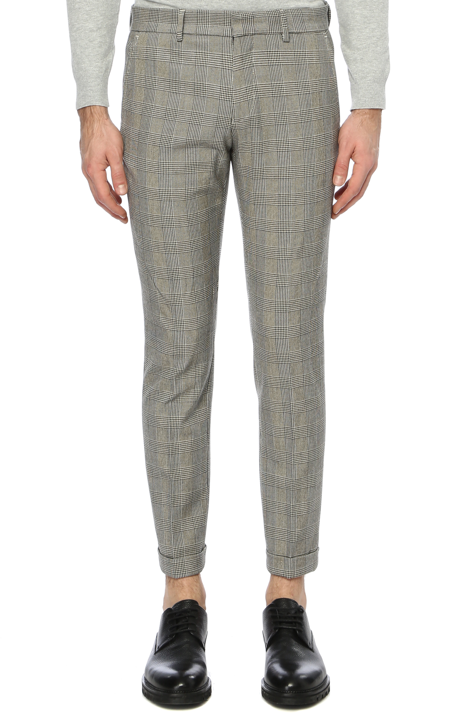 Kareli Siyah Pantolon