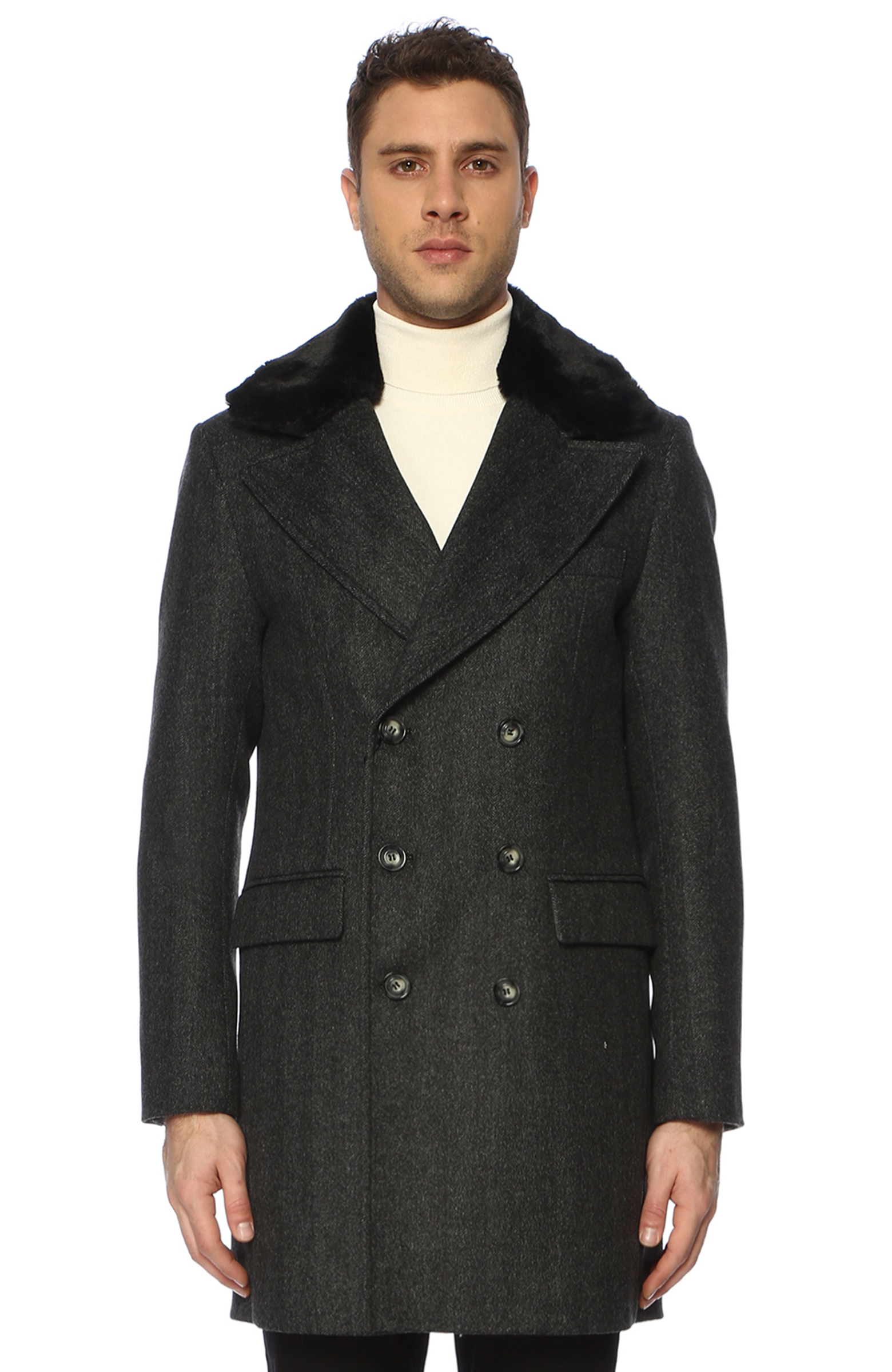 Antrasit Palto Antrasit Palto