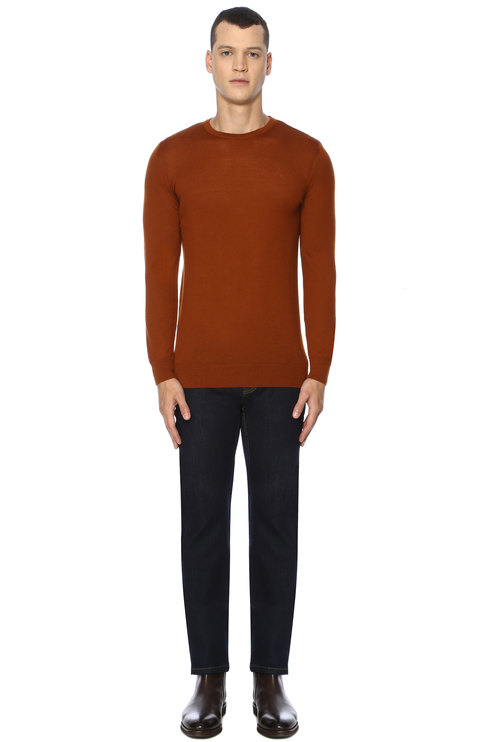 Lacivert Skinny Denim Pantolon Lacivert Skinny Denim Pantolon