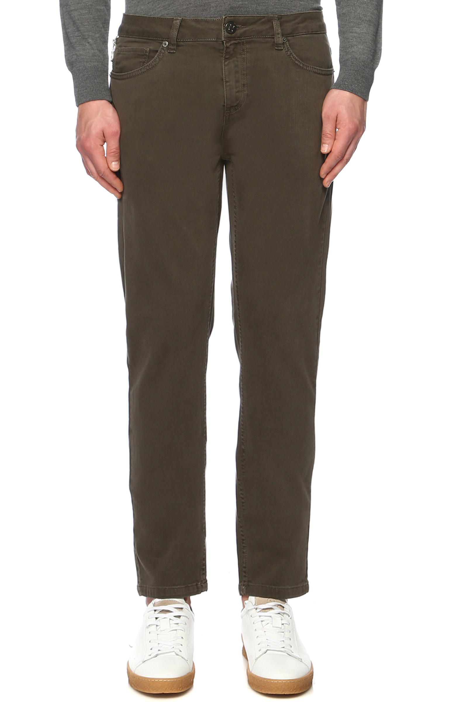 Dar Paça Haki Casual Pantolon