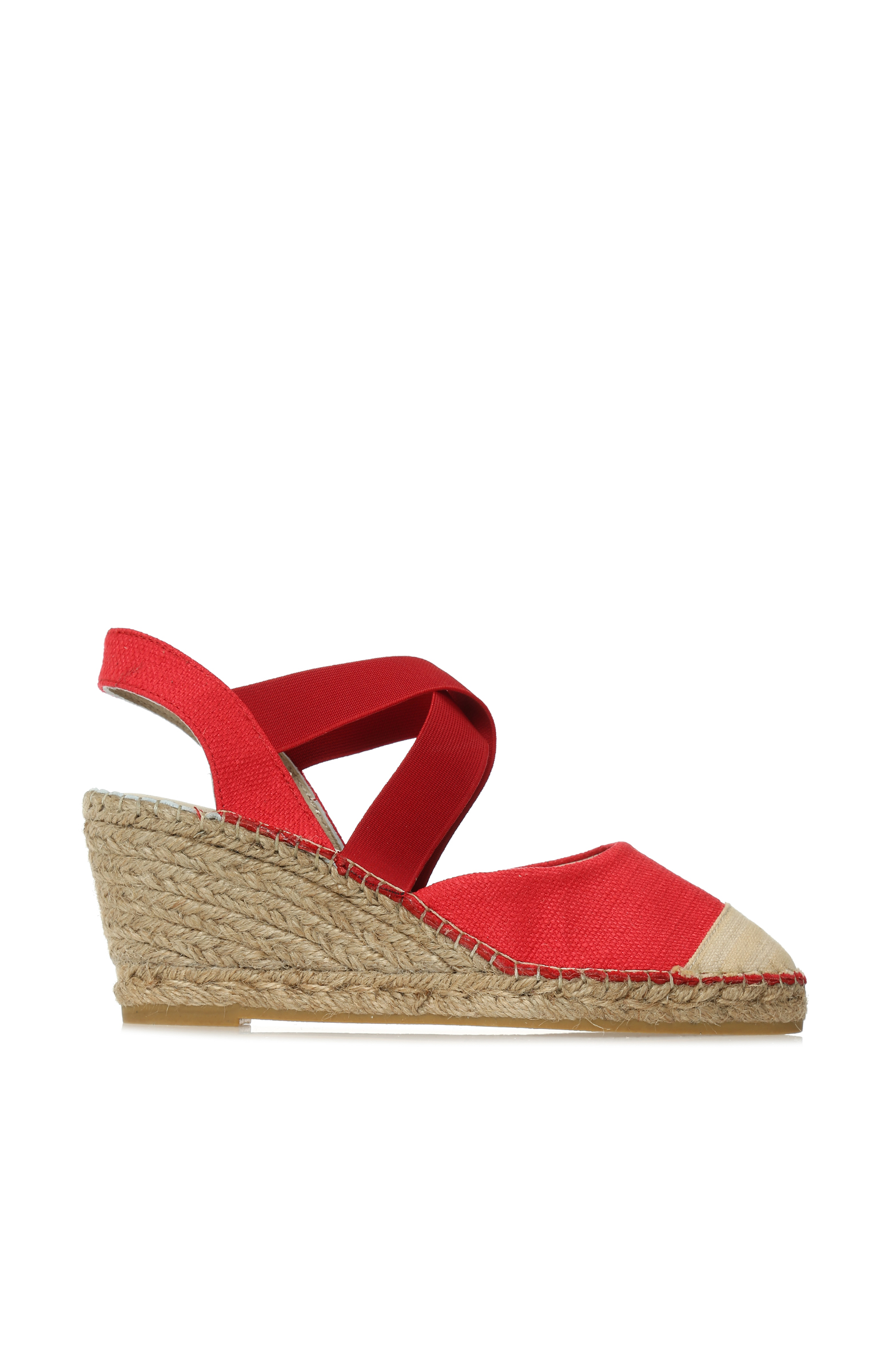 Keten Kırmızı Kadın Espadril Keten Kırmızı Kadın Espadril