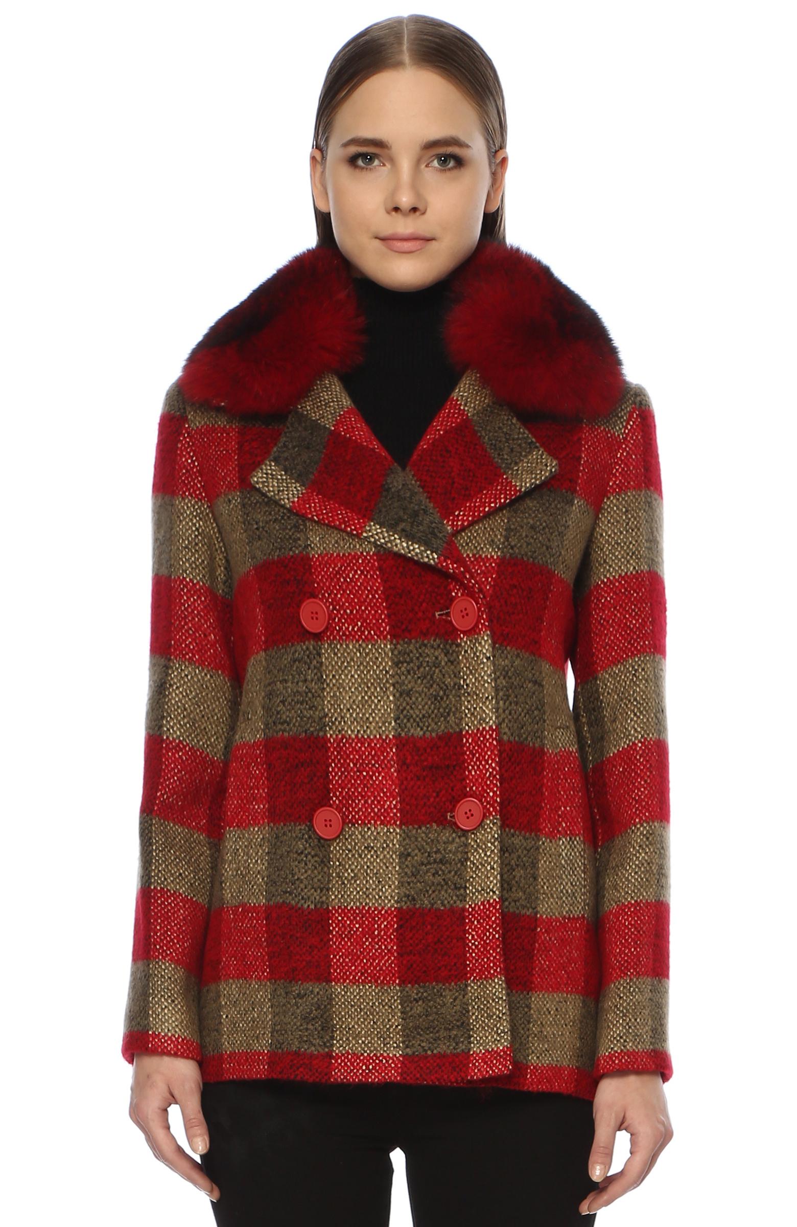 Ekose Kırmızı Ekose Kaban