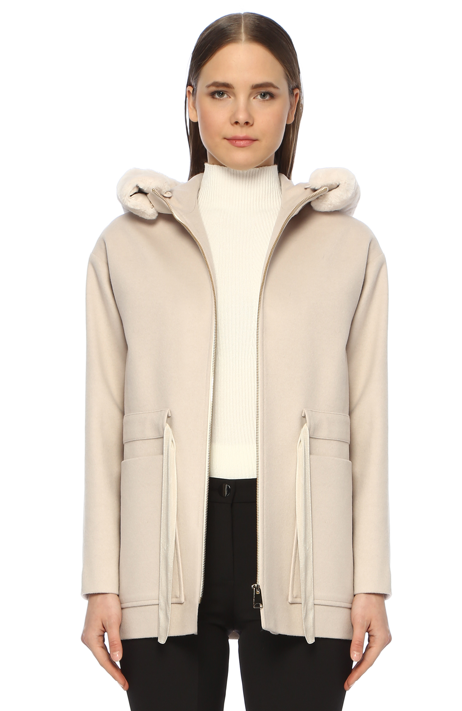 Kapüşonlu Yaka Taş Kaban