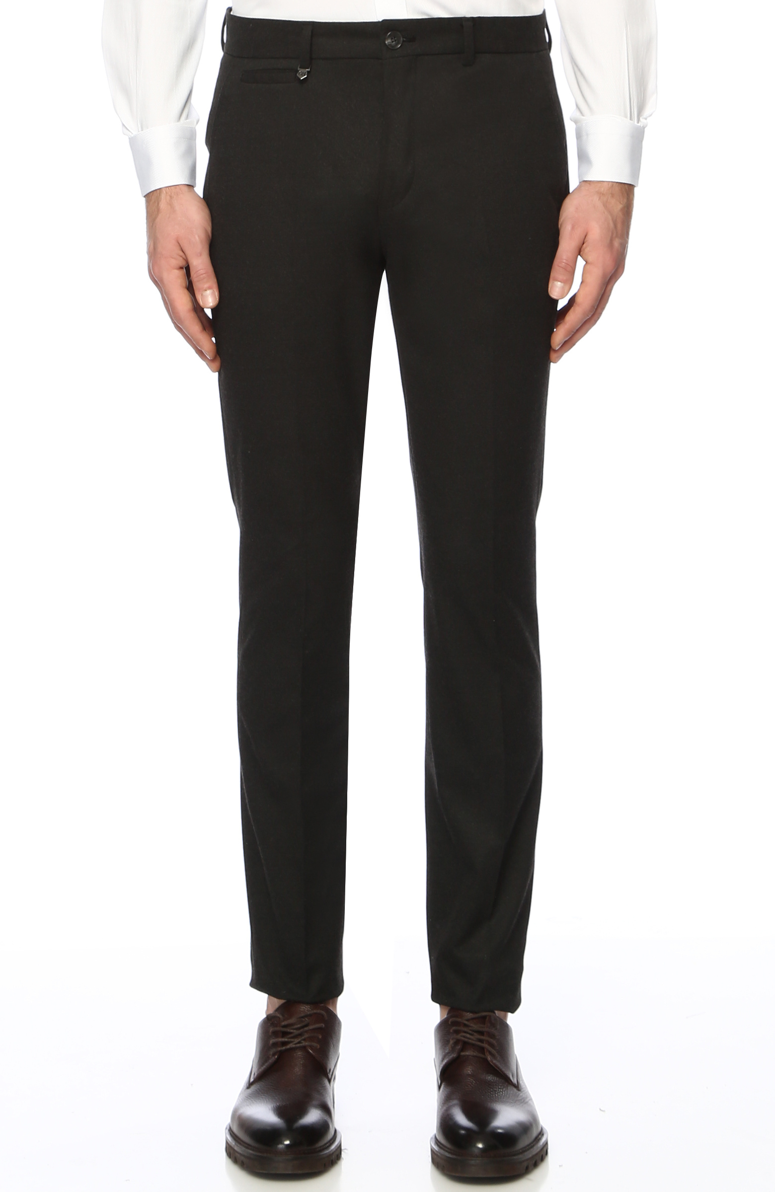 Slim Fit Antrasit Pantolon