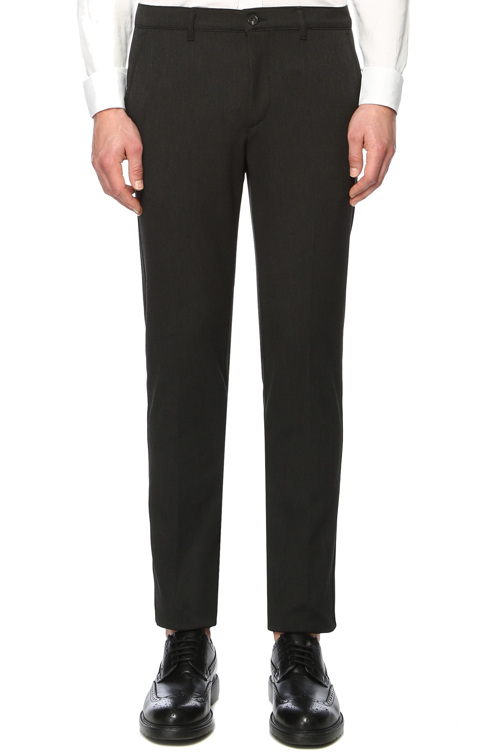 Slim Fit Antrasit Pantolon