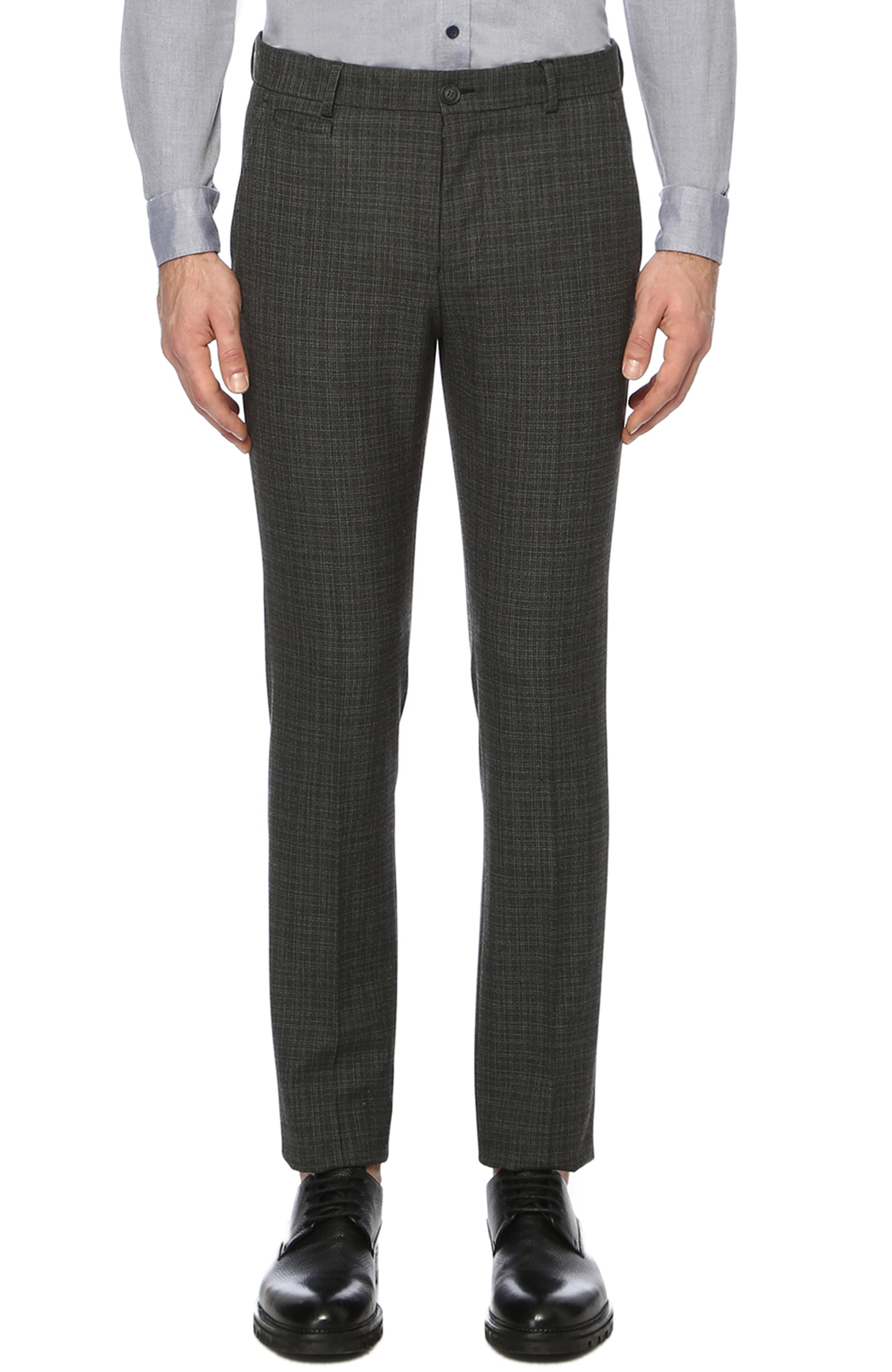 Slim Fit Antrasit Pantolon