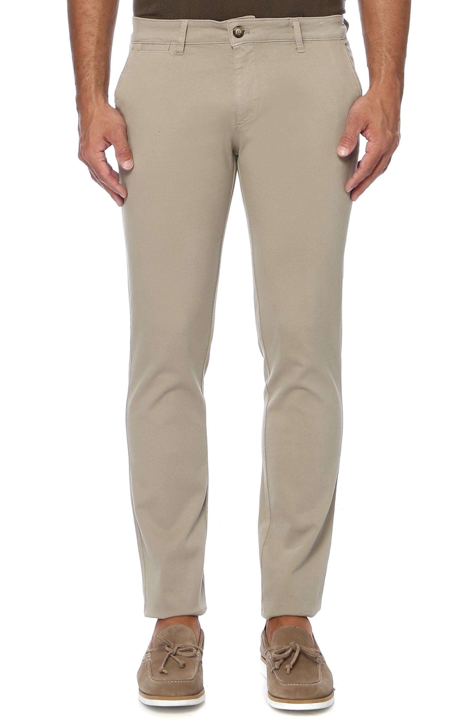 Slim Fit Vizon Normal Bel Casual Pantolon