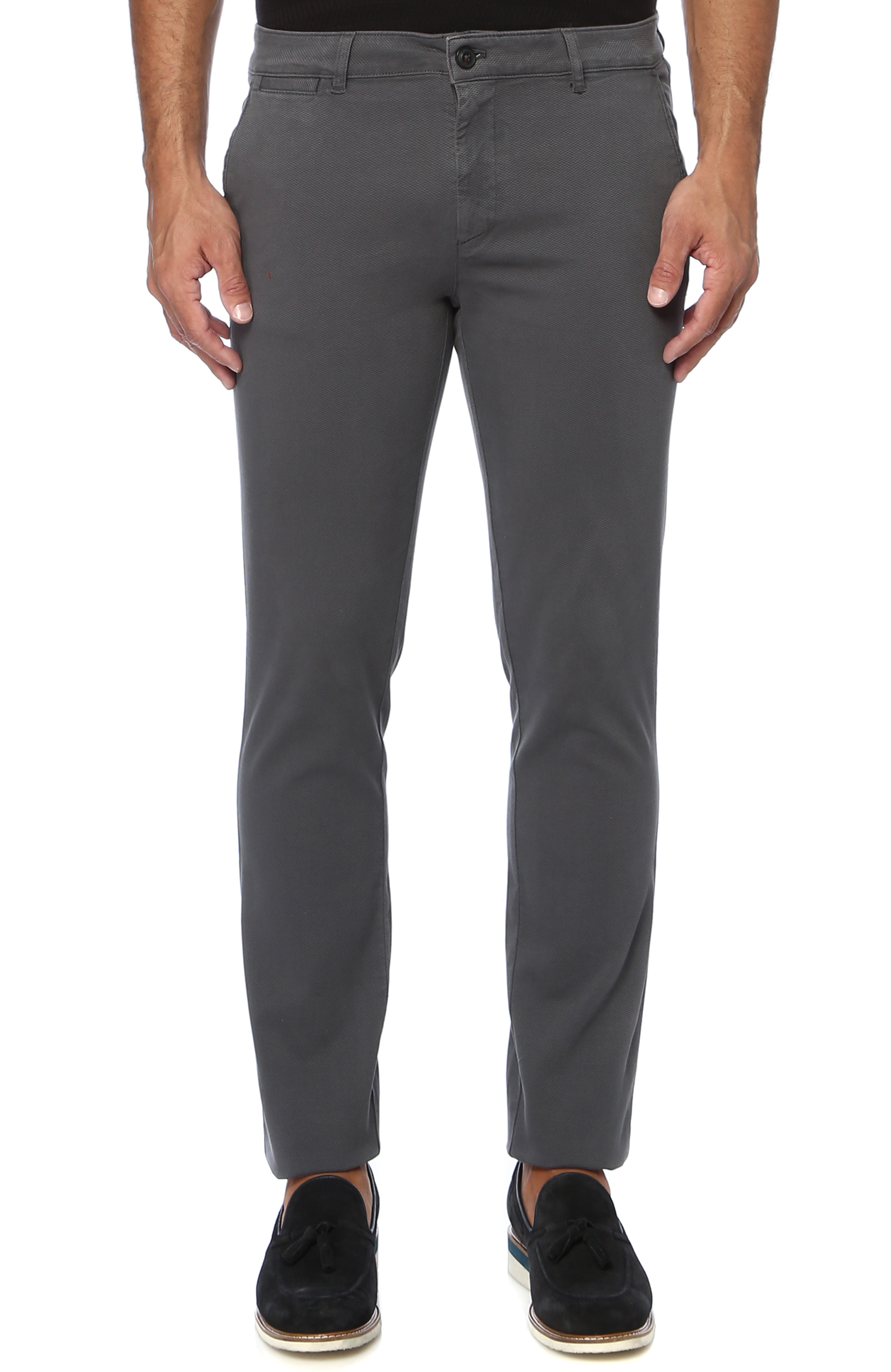 Slim Fit Antrasit Normal Bel Casual Pantolon