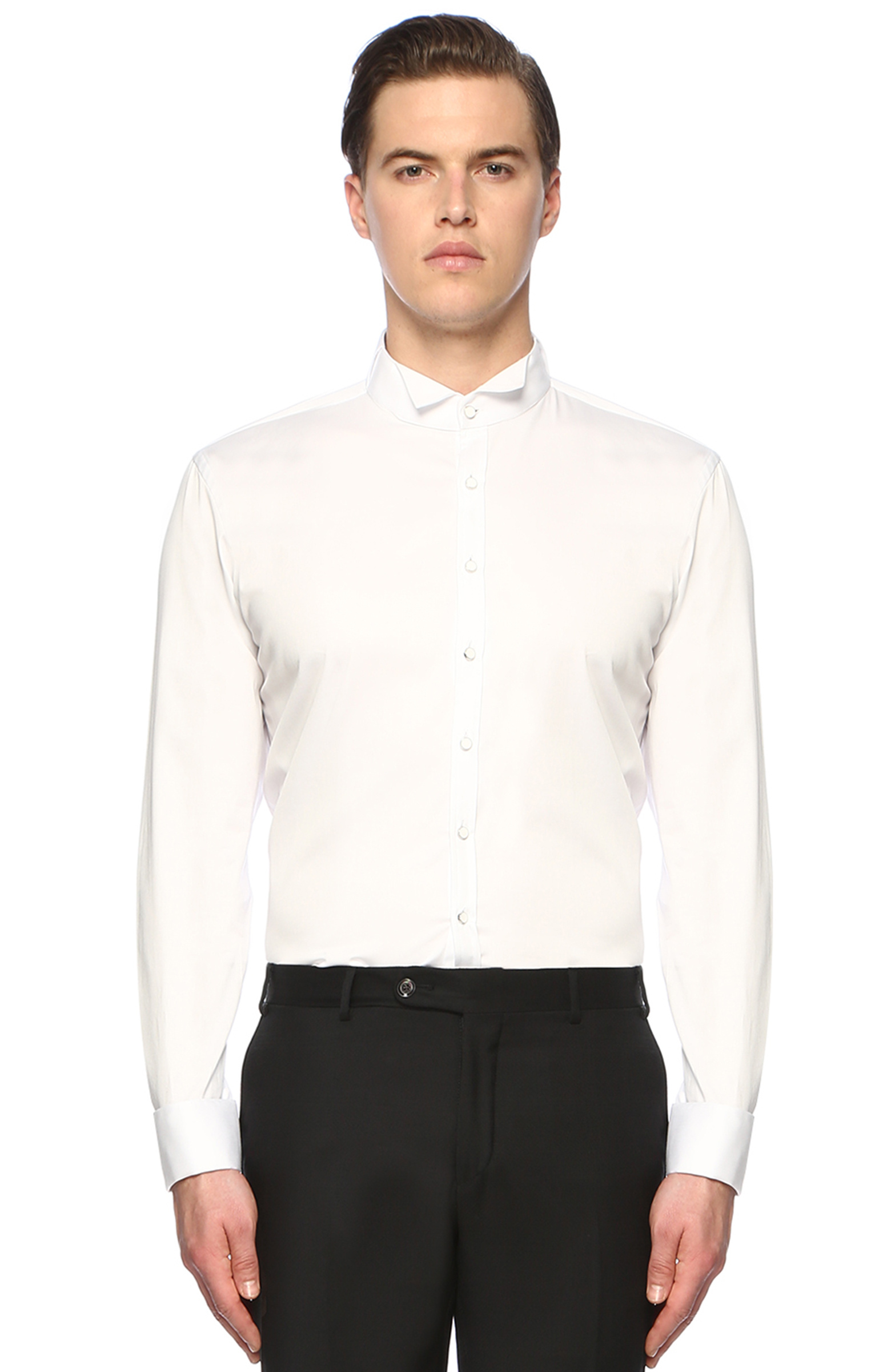 Slim Fit Beyaz Gömlek