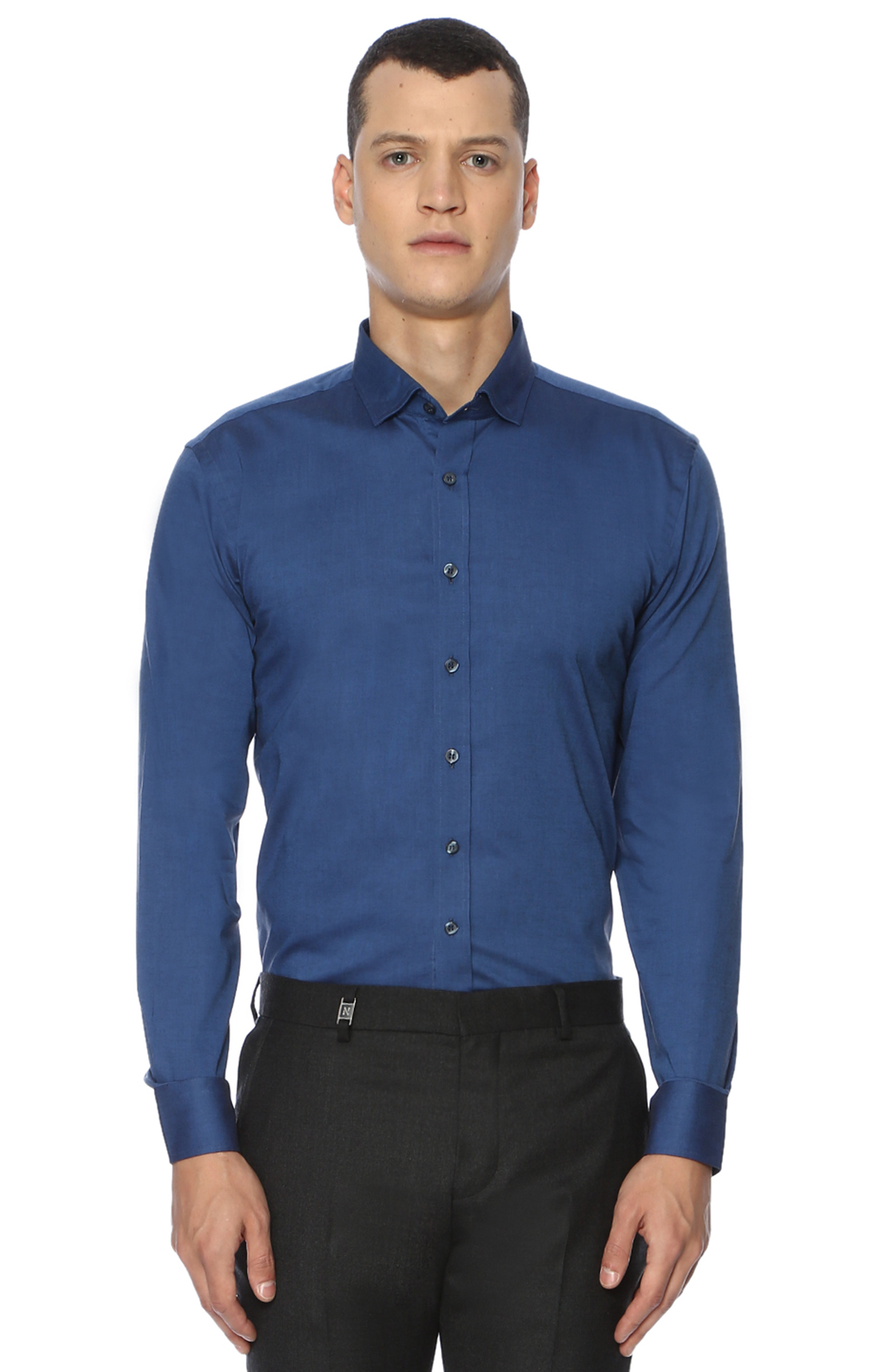 Slim Fit Mavi Gömlek