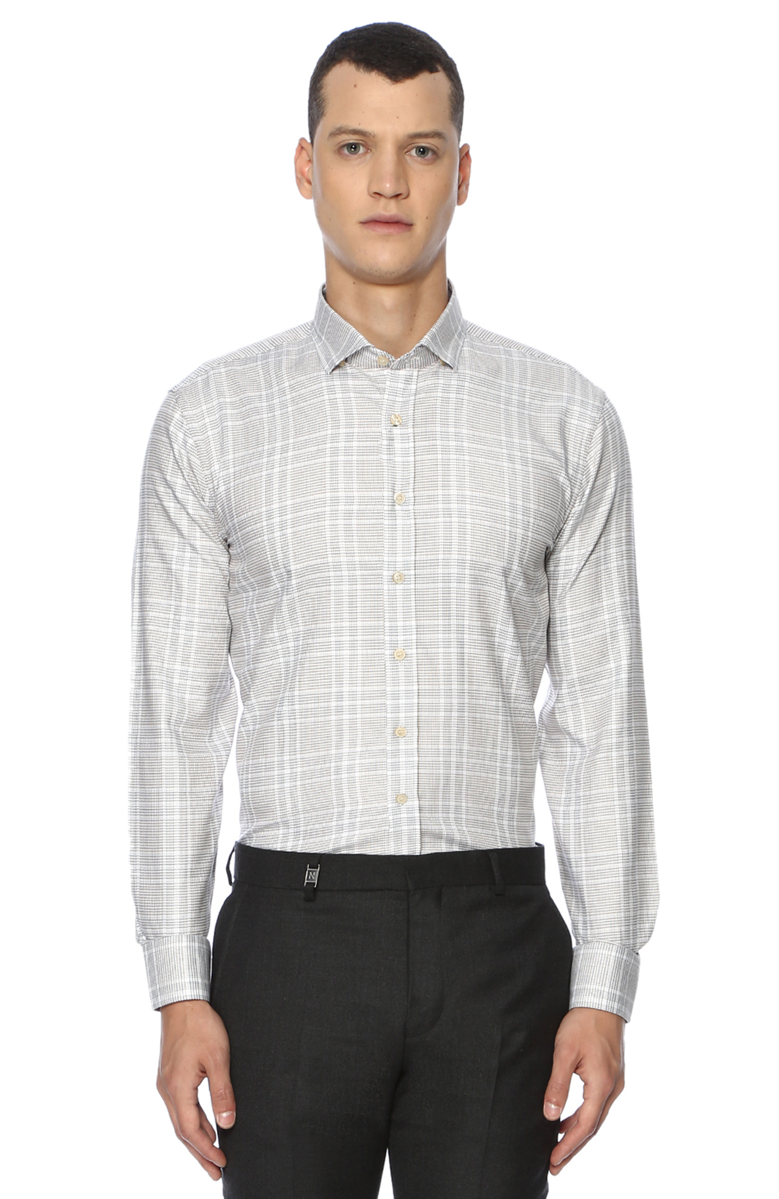 Slim Fit Camel Gömlek