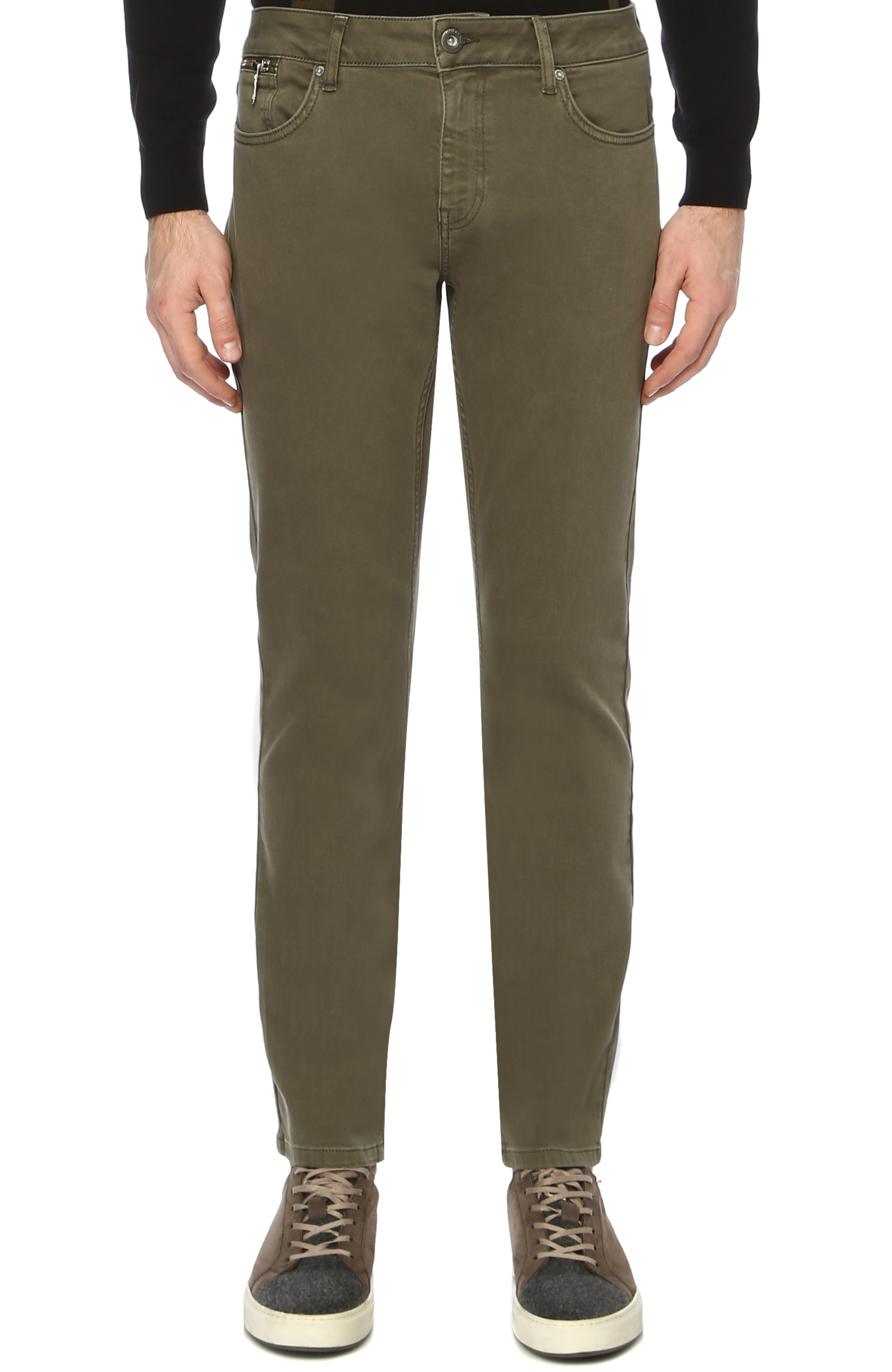 Slim Fit Haki Casual Pantolon