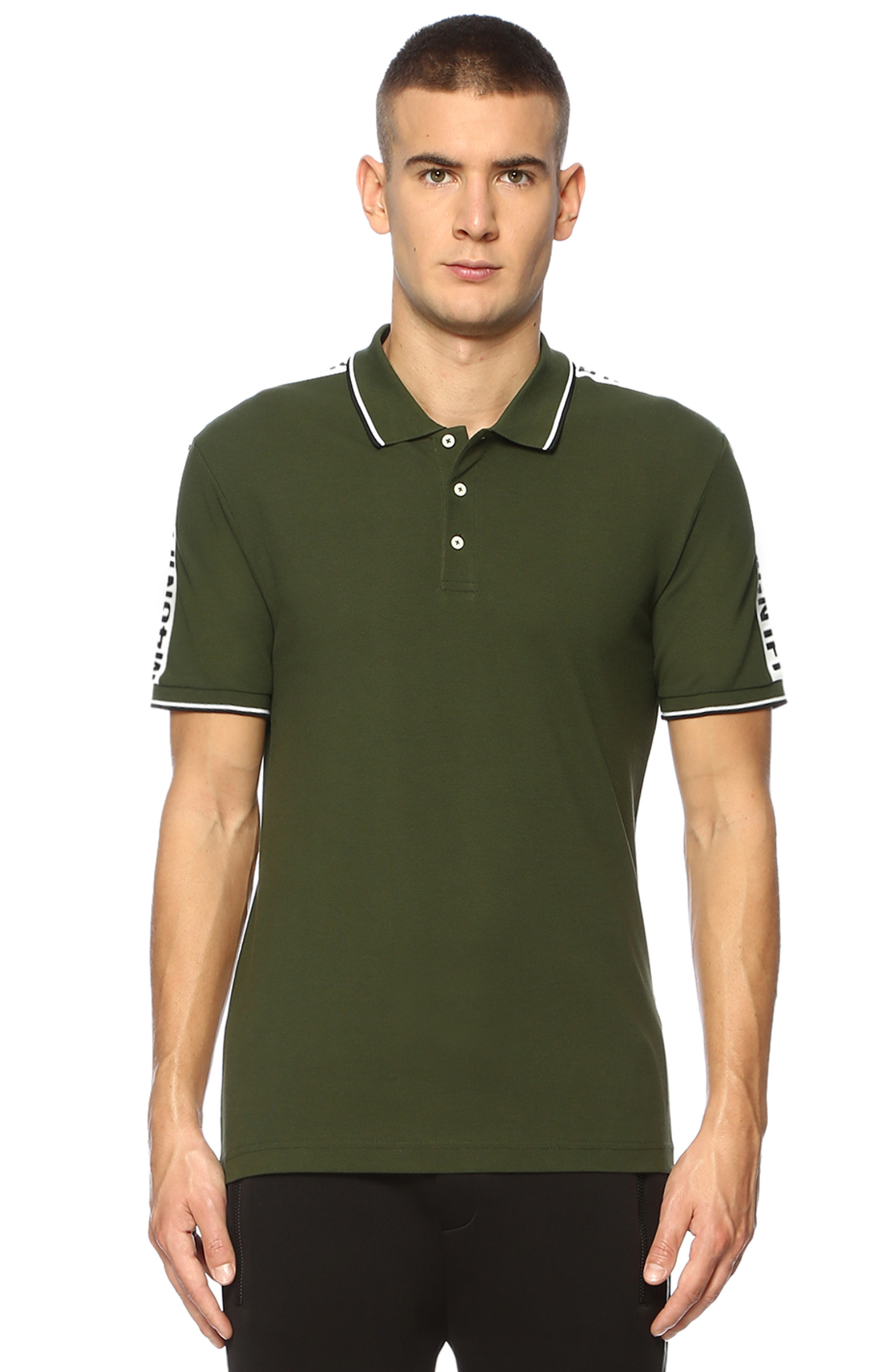 Polo Yaka Haki Tshirt