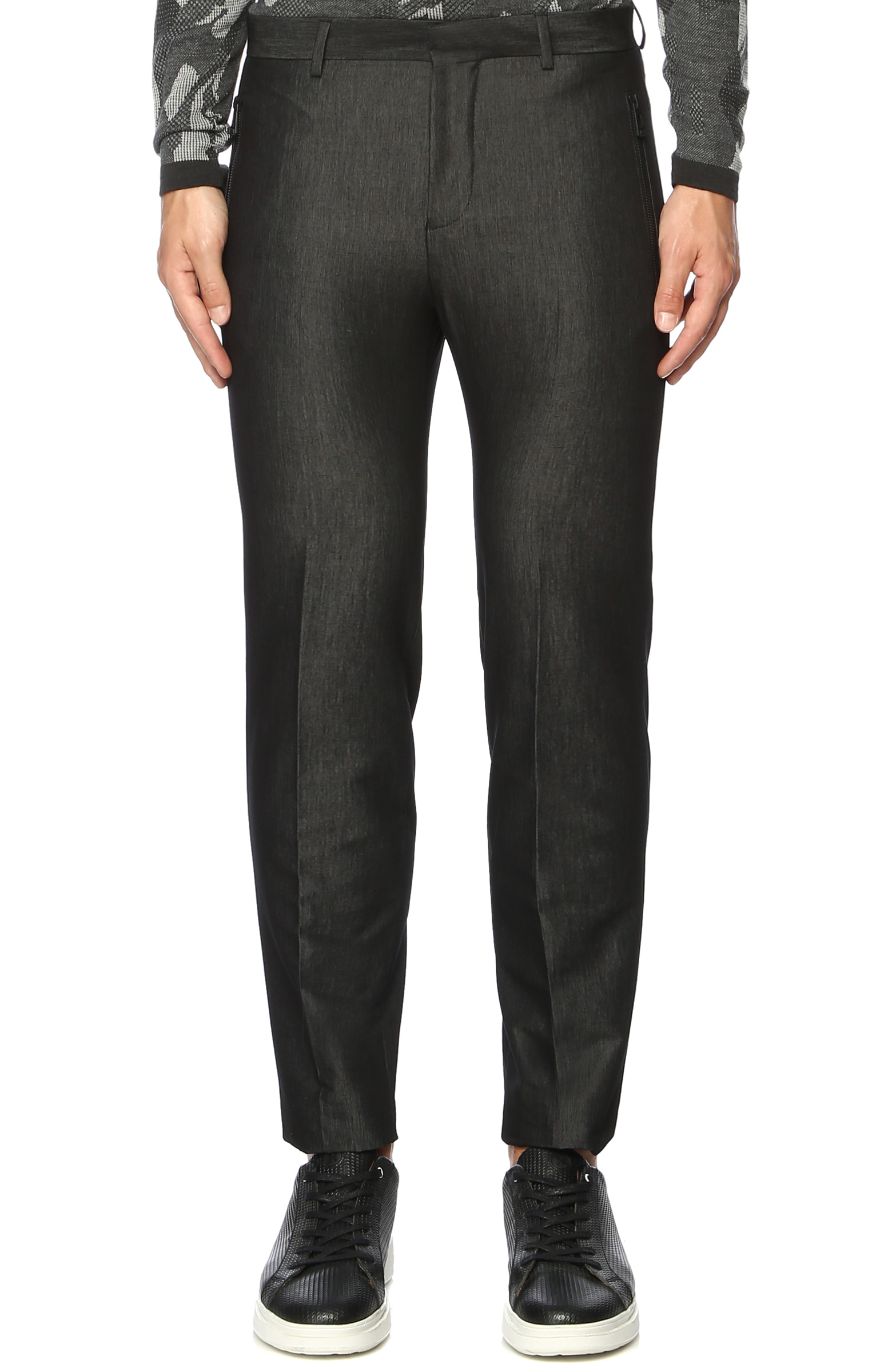 Slim Fit Antrasit Pantolon