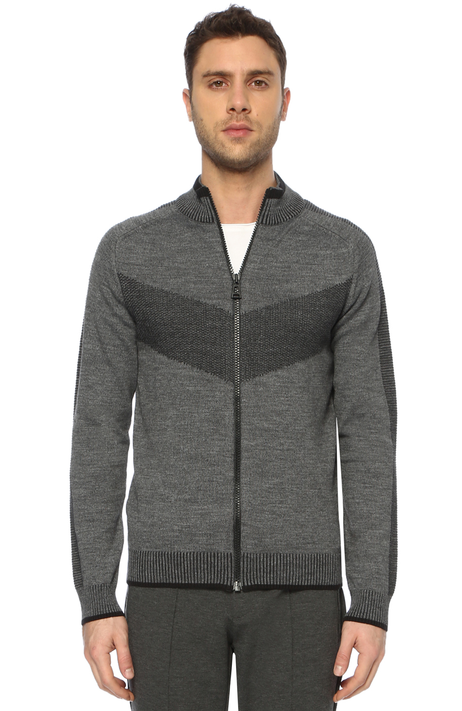 Hakim Yaka Antrasit Hırka