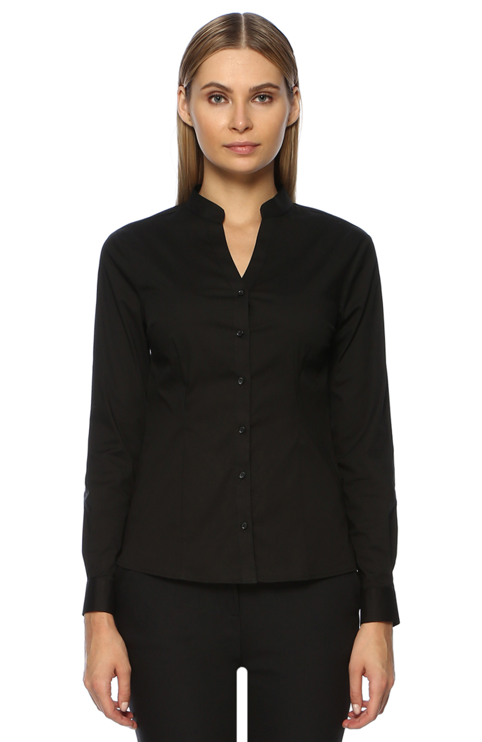 Siyah Hakim Yaka Gömlek Siyah Hakim Yaka Gömlek