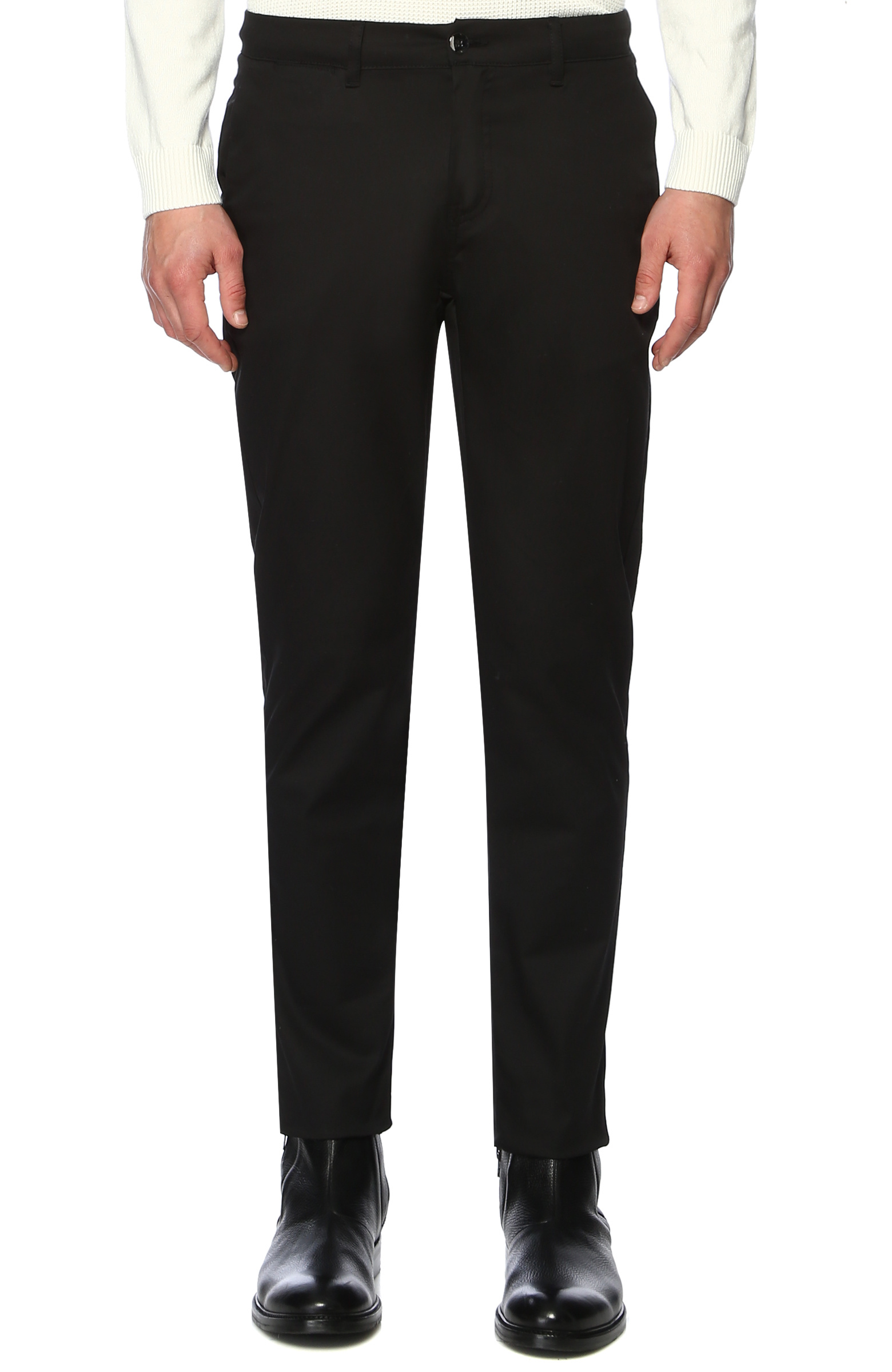 Slim Fit Siyah Pantolon