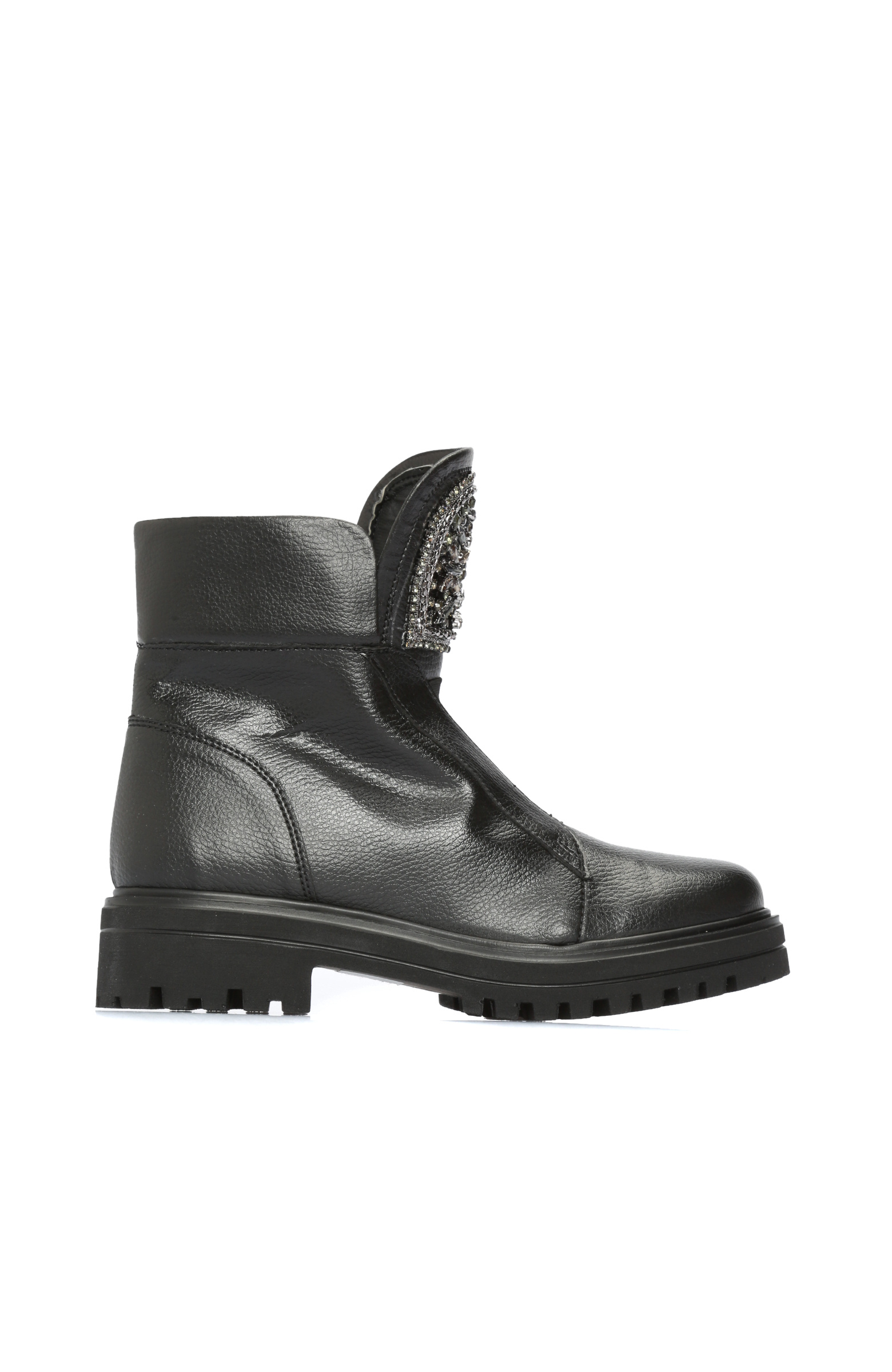 Taşlı Siyah Kadın Bot