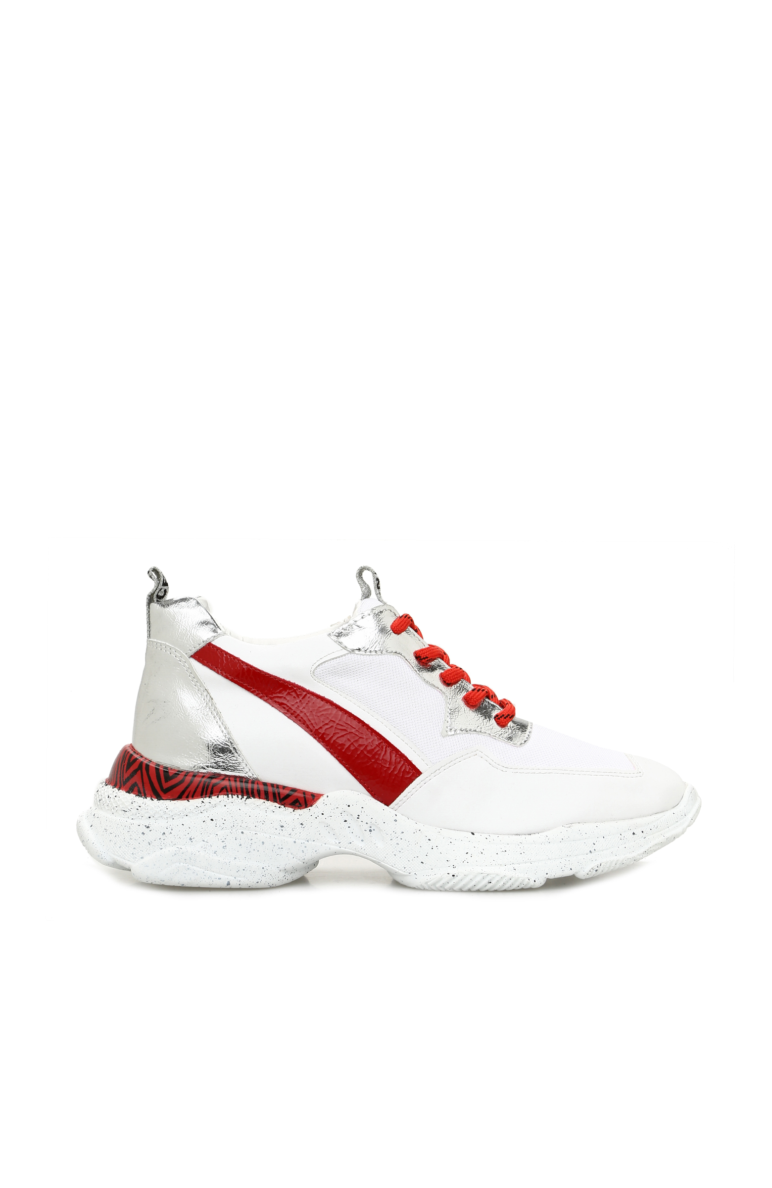 Beyaz Kırmızı Kadın Sneaker Beyaz Kırmızı Kadın Sneaker