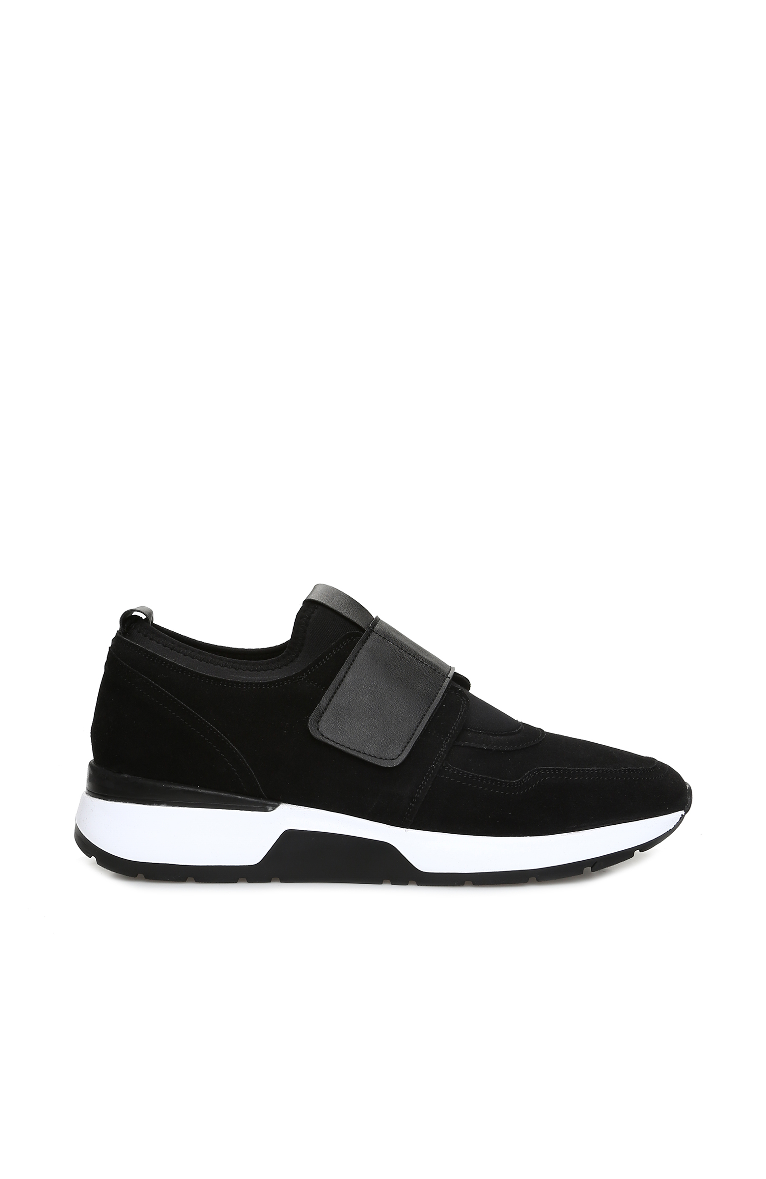 Siyah Cırt Bantlı Erkek Sneaker Siyah Cırt Bantlı Erkek Sneaker