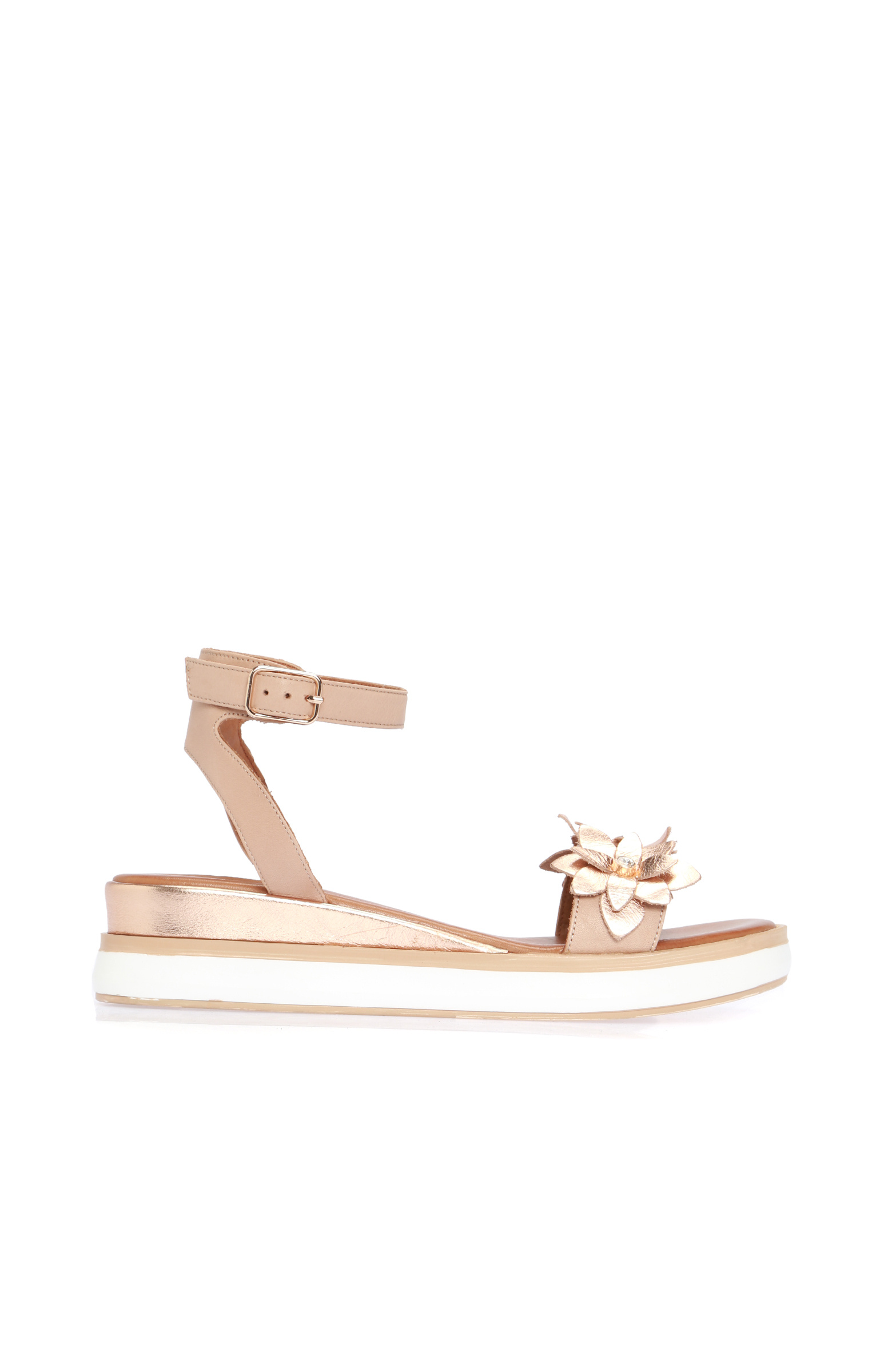 Taşlı Vizon Kadın Sandalet