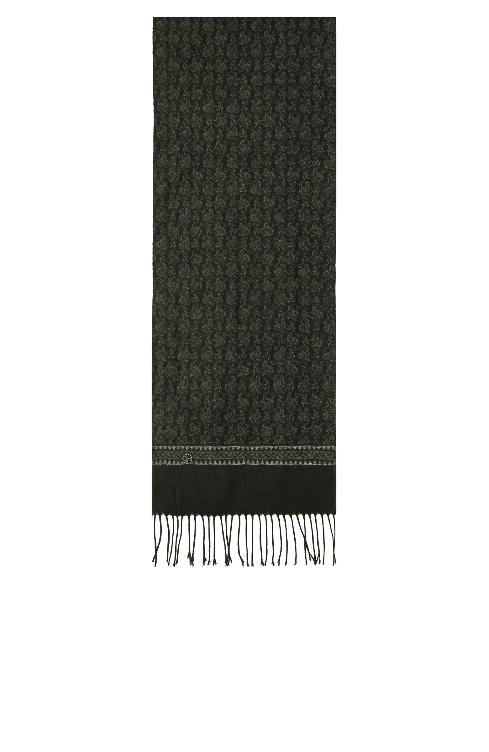 Desenli Gri Erkek Atkı