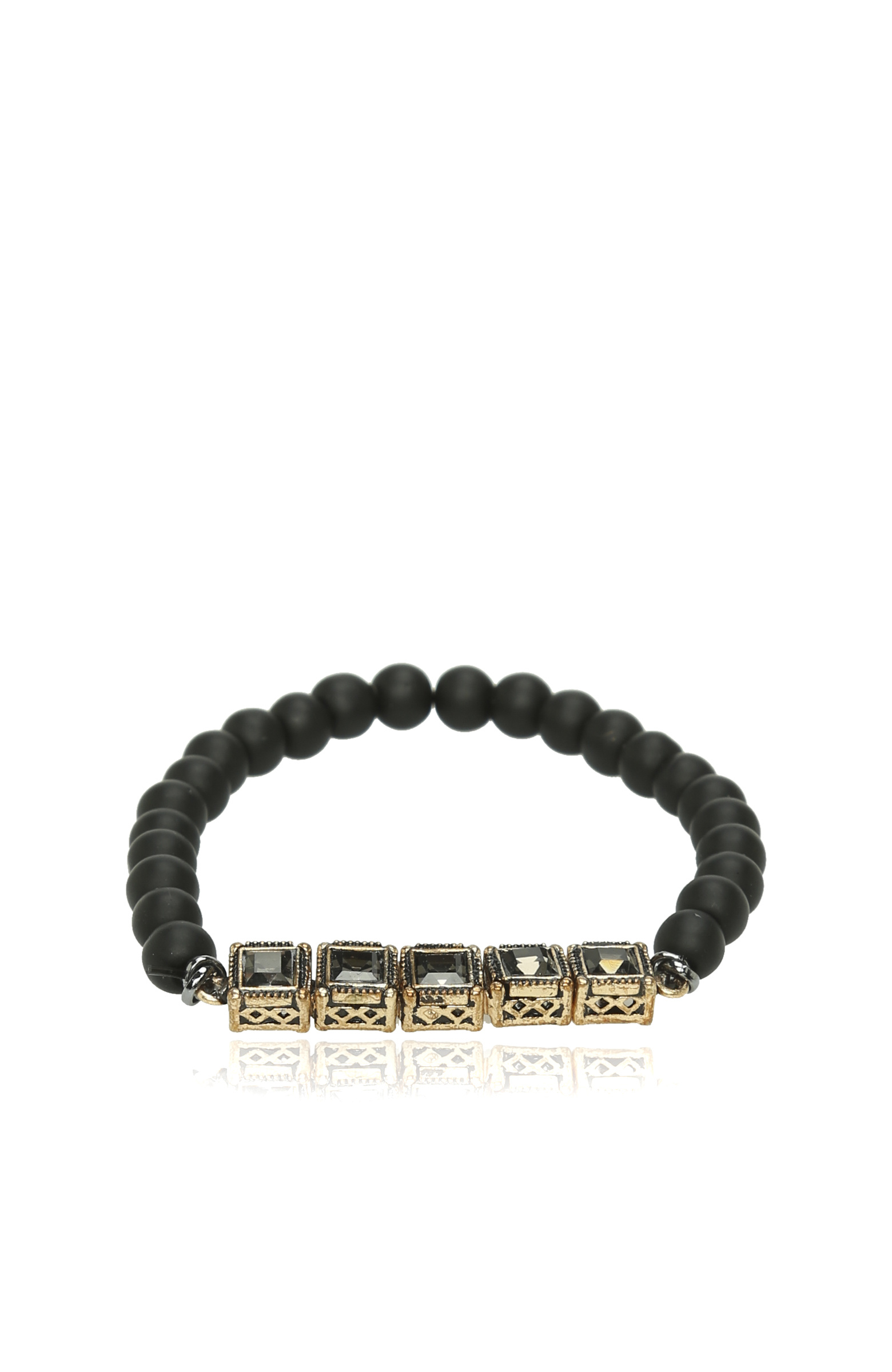 Siyah Taş Kadın Bileklik