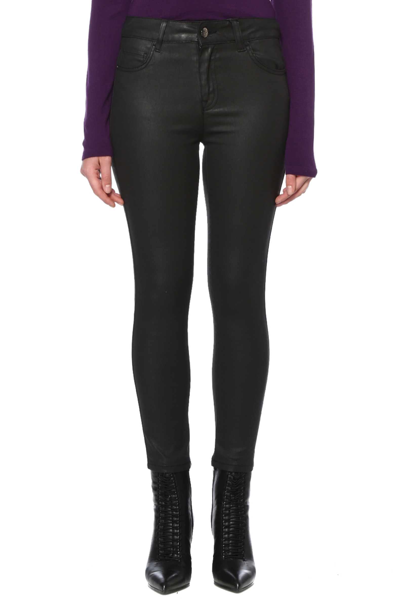 Slim Fit Siyah Jean Pantolon