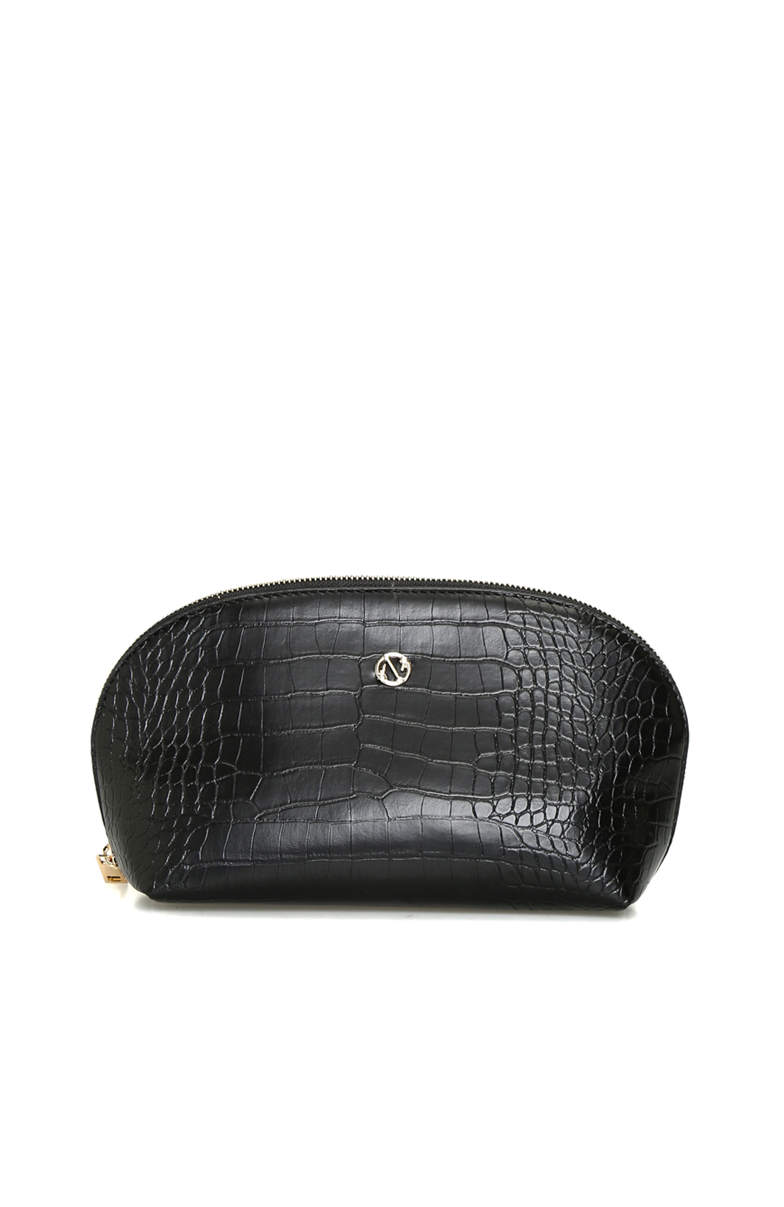 Siyah Kroko Dokulu Kadın El Portföyü Siyah Kroko Dokulu Kadın El Portföyü