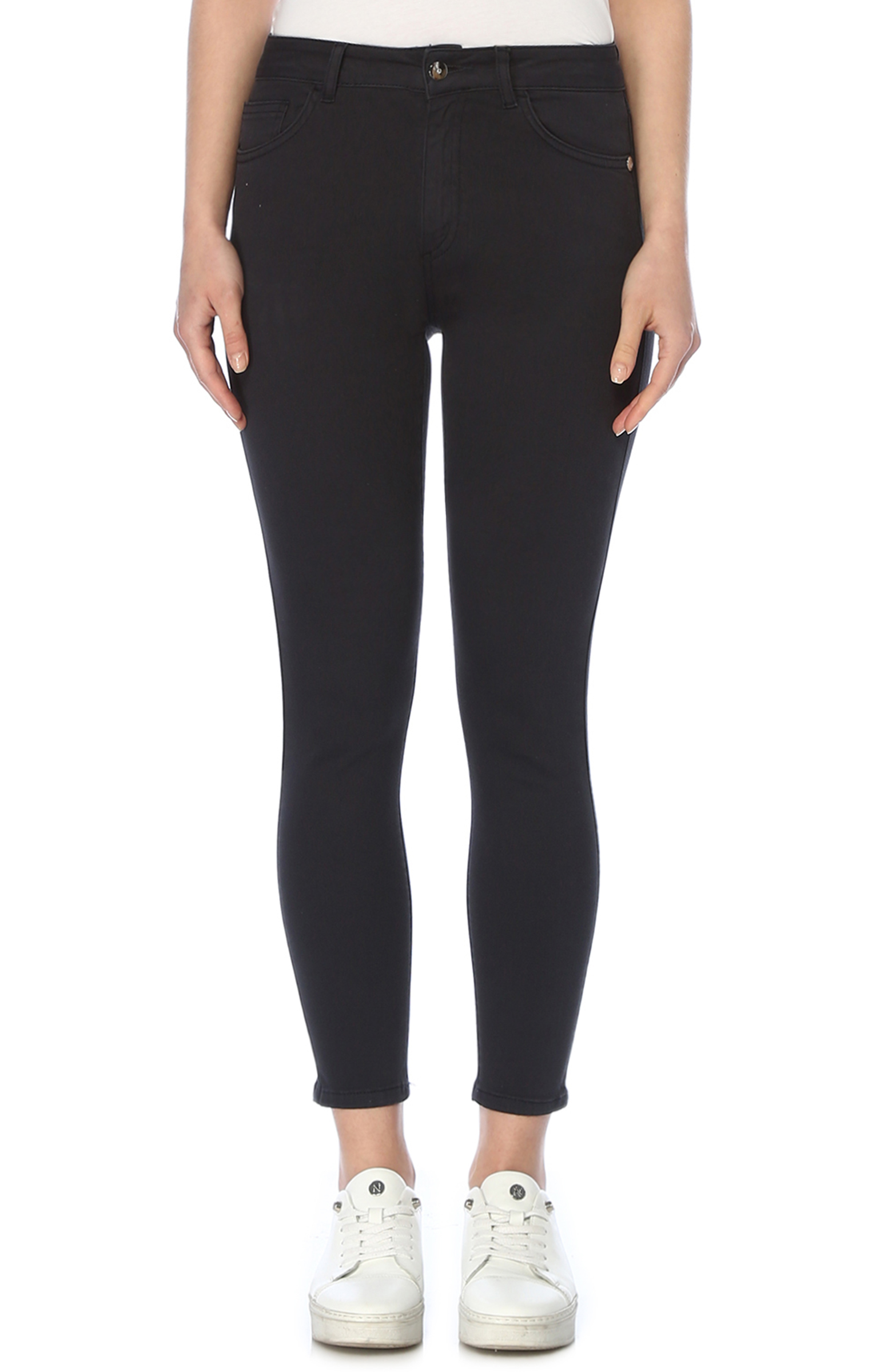 Slim Fit Lacivert Casual Pantolon