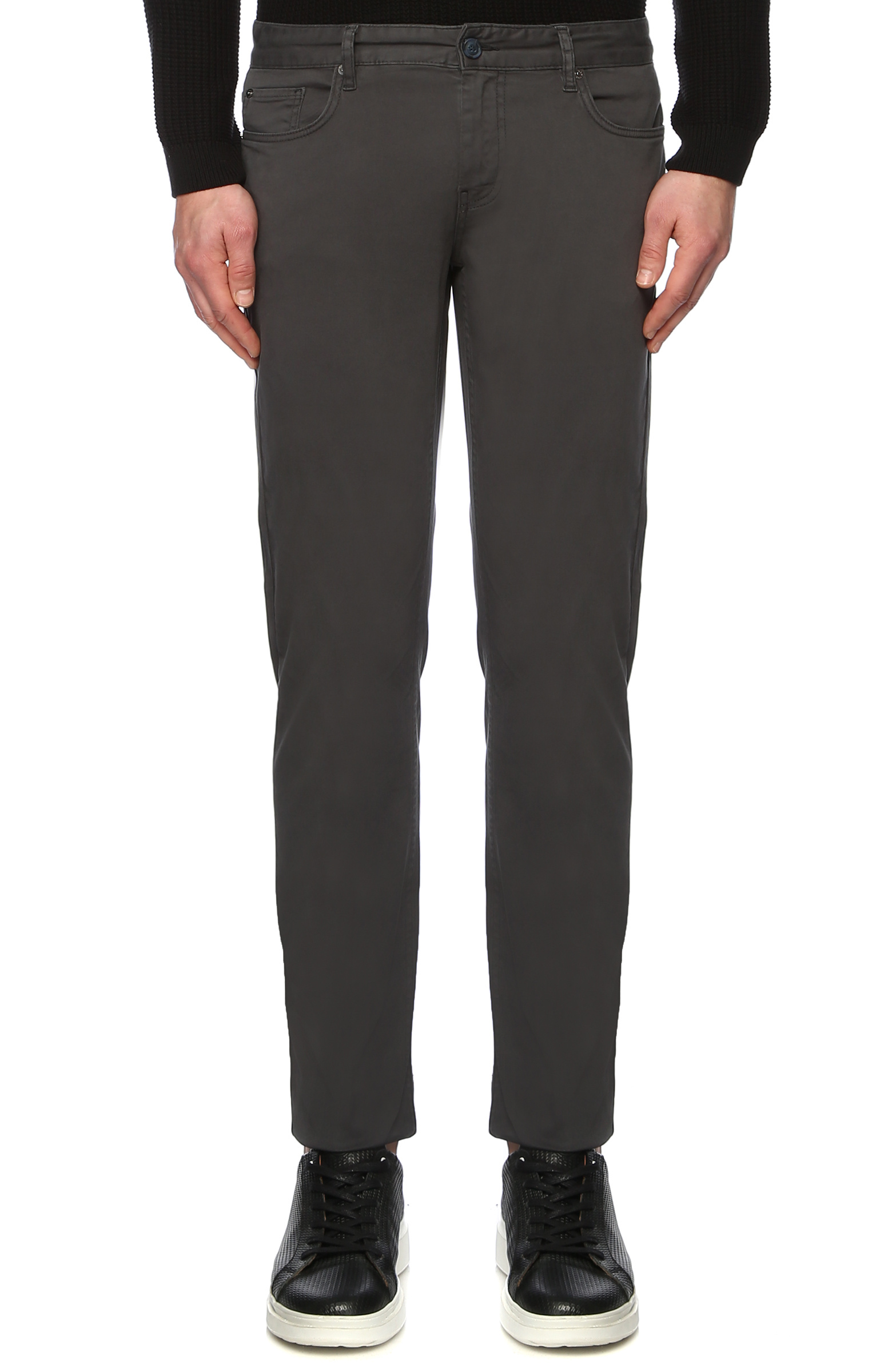 Koyu Gri Casual Pantolon